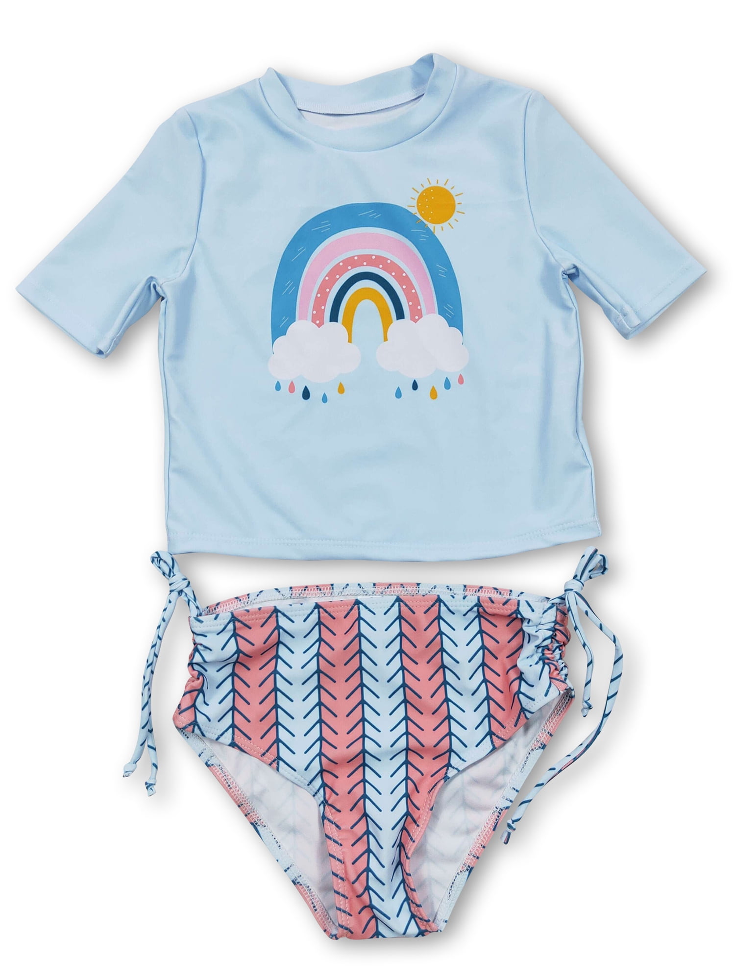 YAWOO Little Girls Rainbow Tankini Swimsuit Fashion Bathing Suits , Sizes 3M-16T - Walmart.com