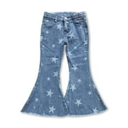 Seven7 Girls Sequin Waist Bootcut Jeans, Sizes 7-16 - Walmart.com