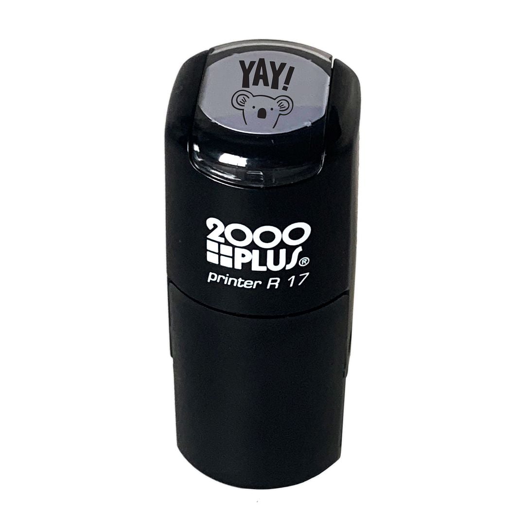 YAY! Koala Stamp / 2000 Plus Self Inking Teacher Stamp / Black Imprint ...