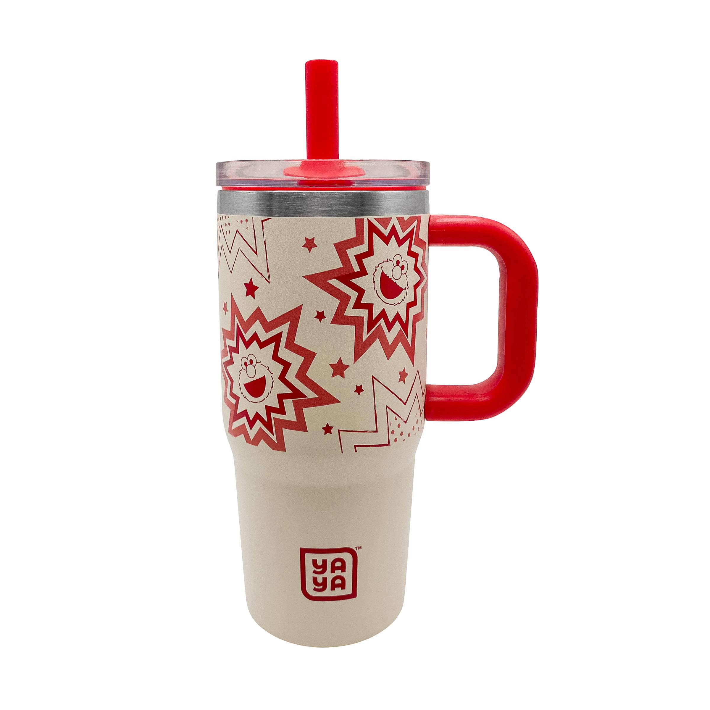 YAYA Sesame Street Elmo My First Travel Tumbler for Toddlers 3+ with ...