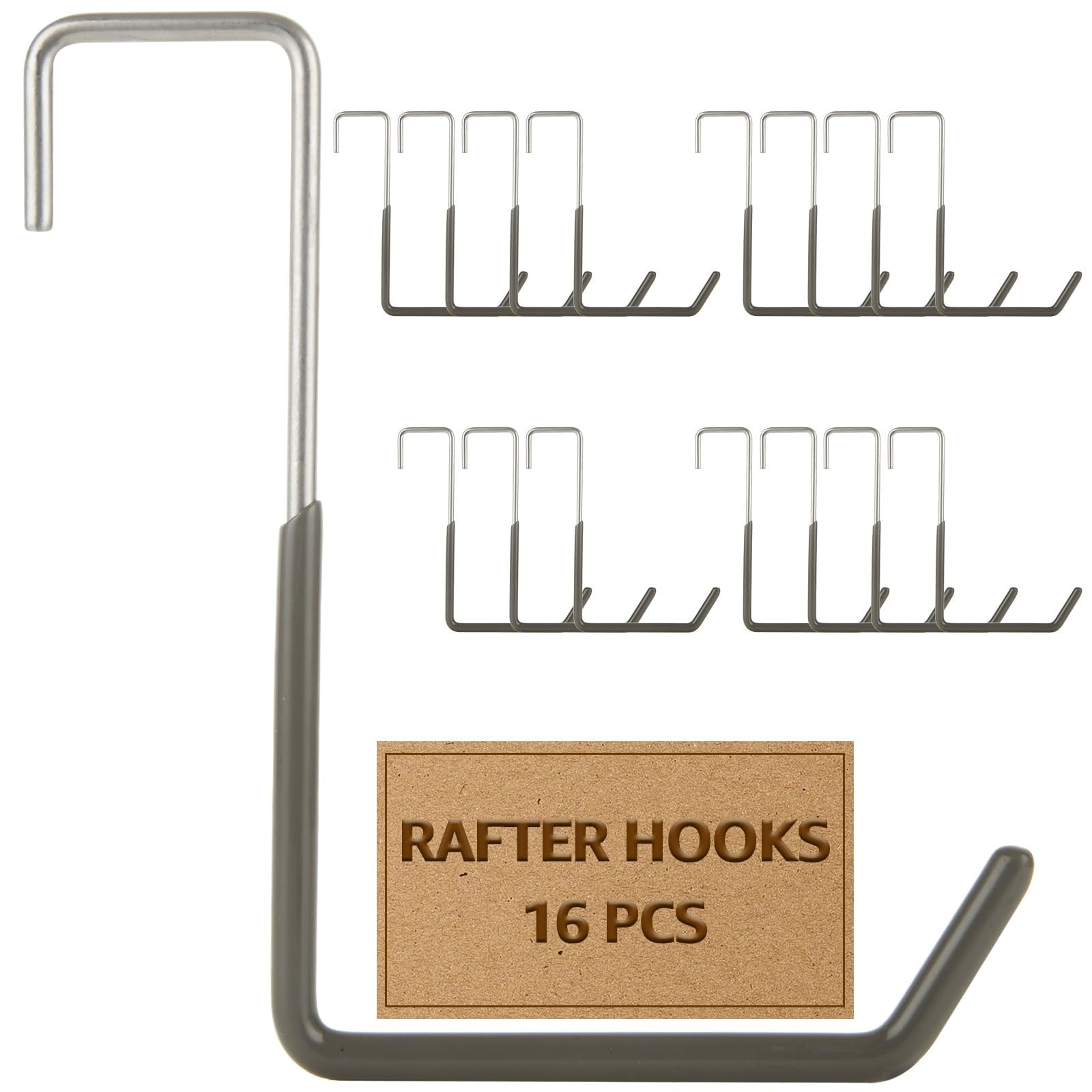YAYODS 16 Pack Rafter Hanger Hook Heavy Duty Vinyl Coated Large S Hooks ...