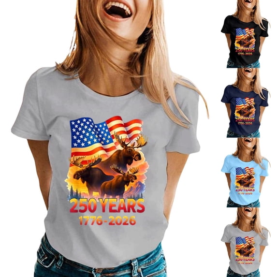 YAYUBA American Pride 250th Anniversary Semiquincentennial T-Shirt ...