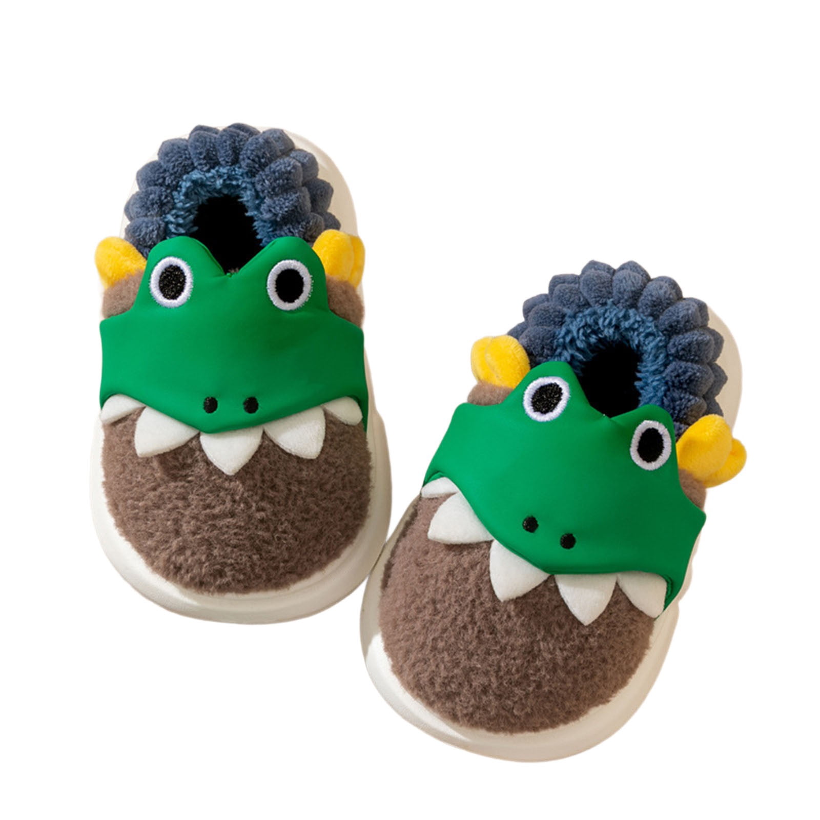 YAYUBA House Slippers For Kids Size 9,Girls Winter Lined Slippers Cozy ...