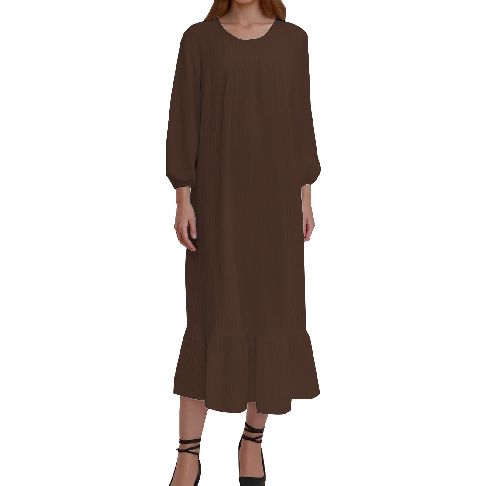 YAYUBA Peplum Tops for Women New Women's Long Robes for Spring And ...