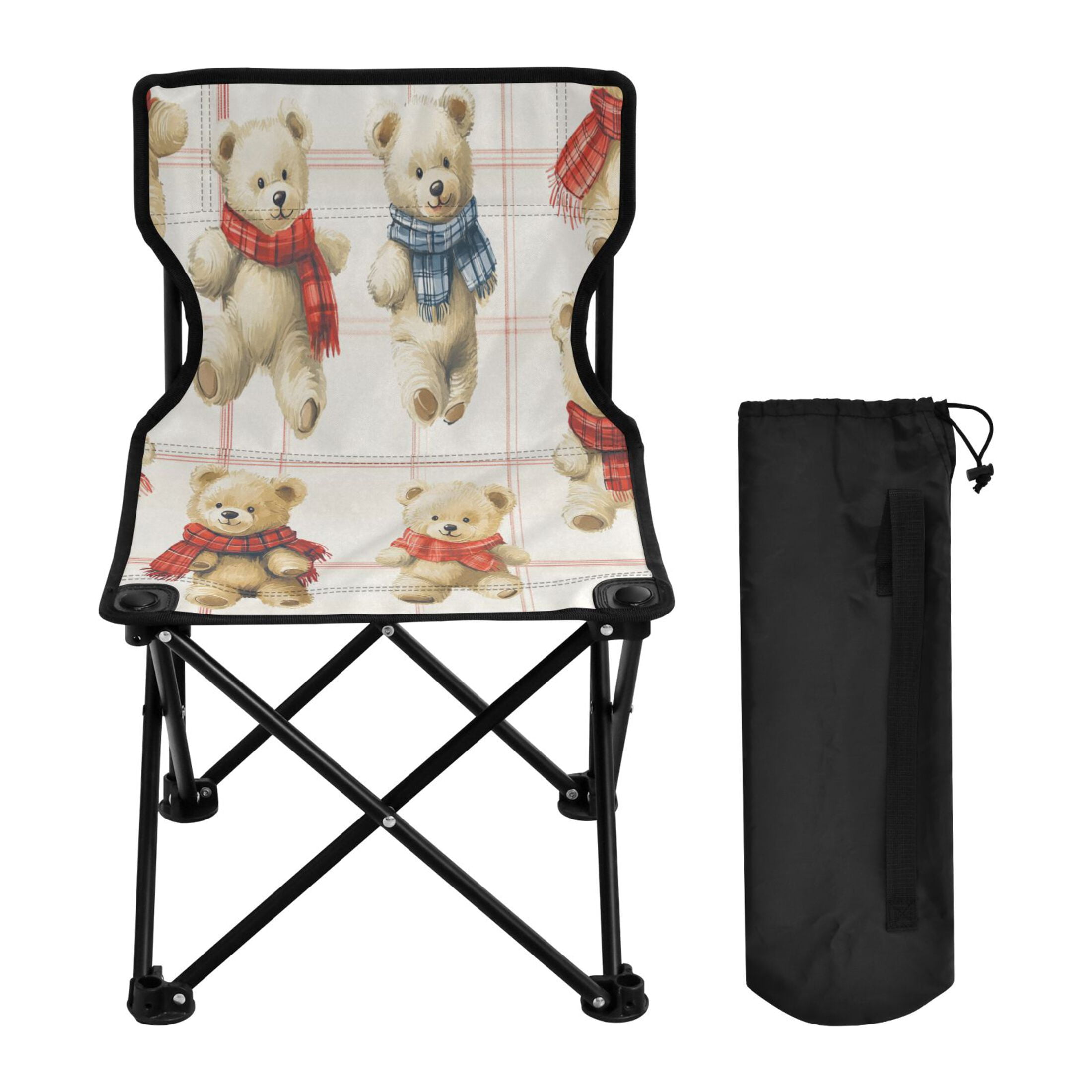 YAZAOO Camping Chairs Modern Playful Bears in Harmonious Textures ...
