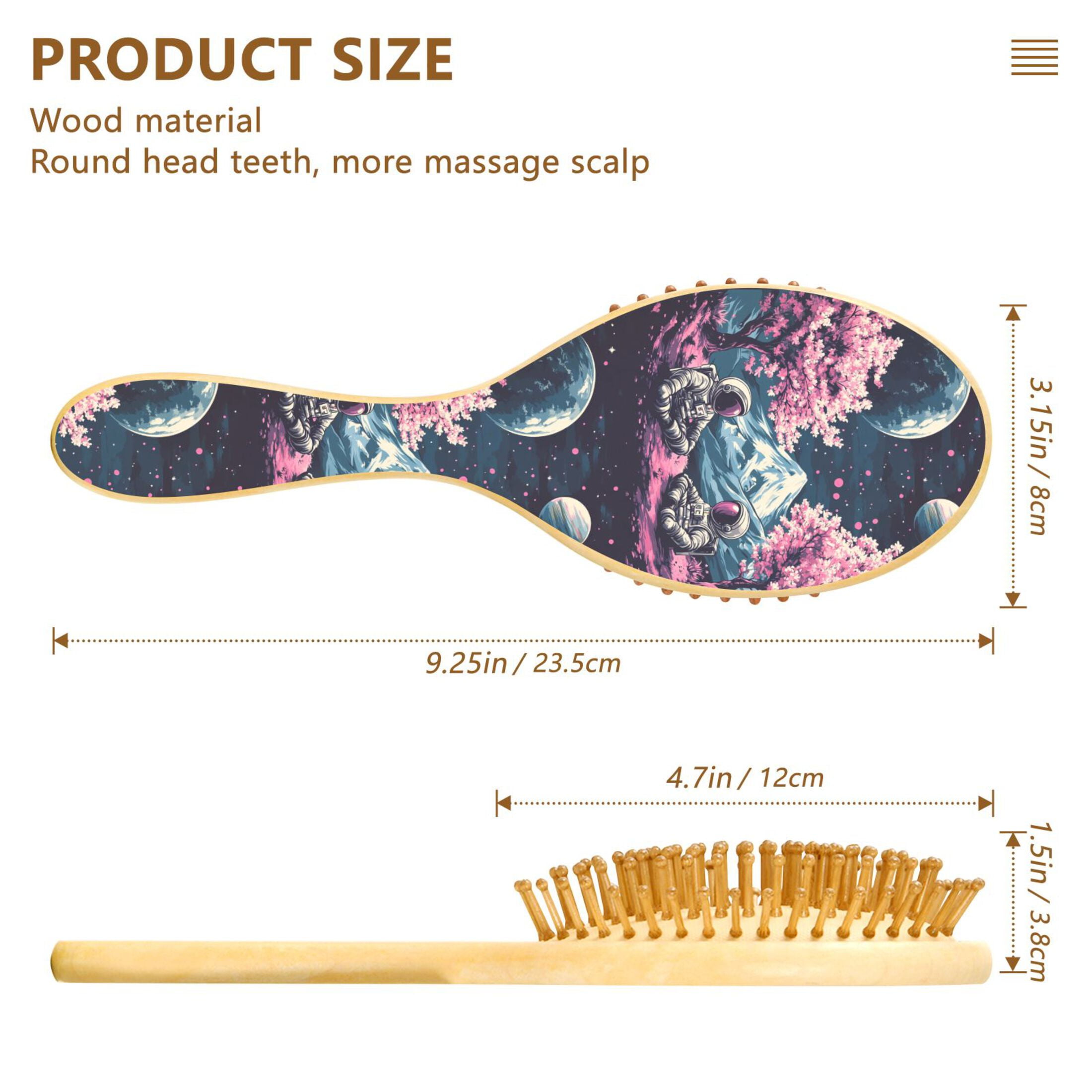 YAZAOO Soft Hair Brush Hair Comb Detangler Midjourney_ffyy3_a_vector ...