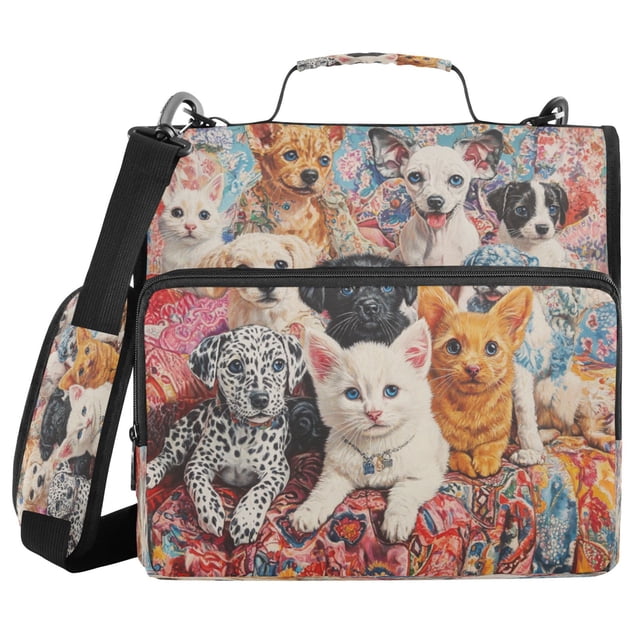 YAZAOO Zipper Binder trapper keeper Documents Organized Design Adorable ...