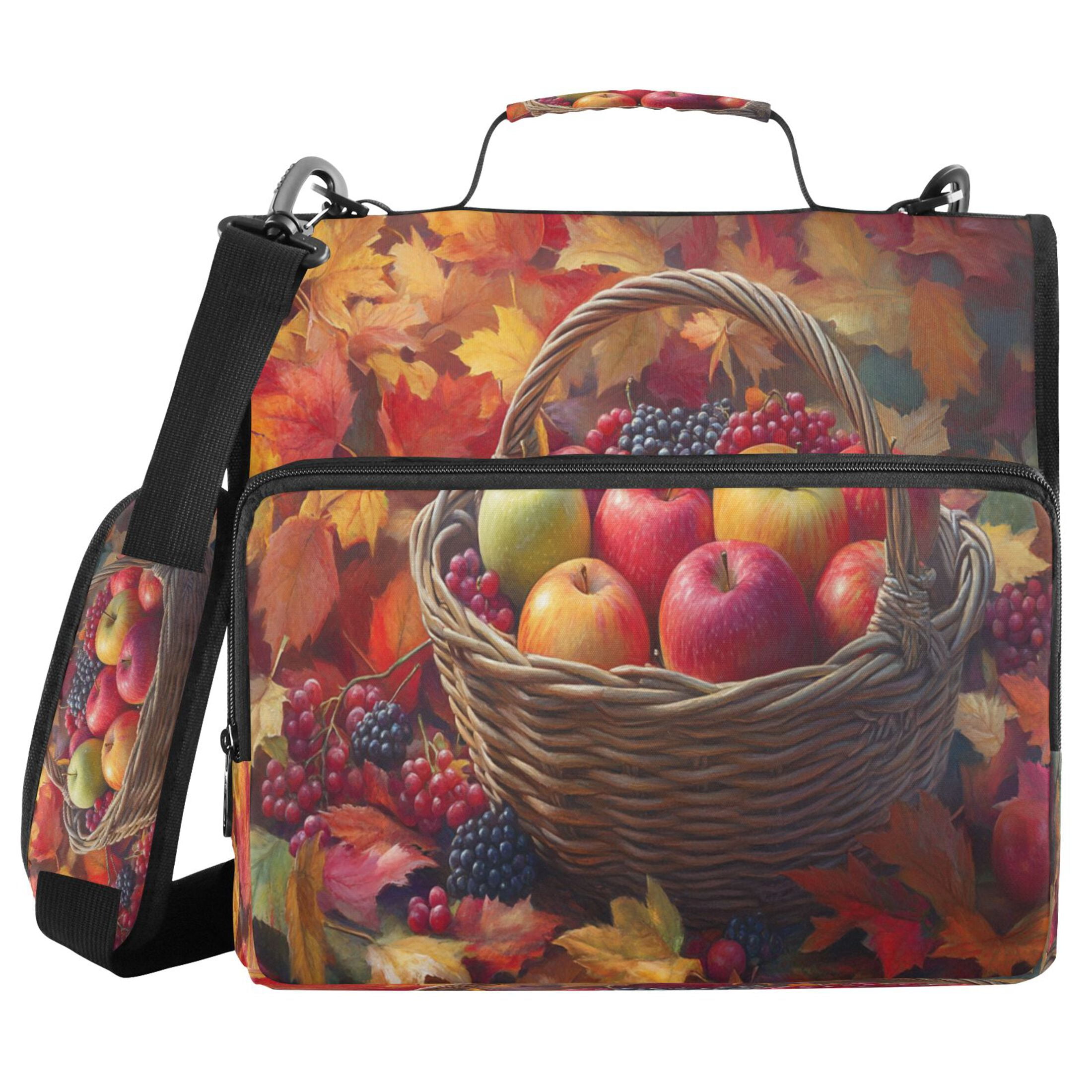 YAZAOO Zipper Binder trapper keeper Documents Organized Design Basket ...