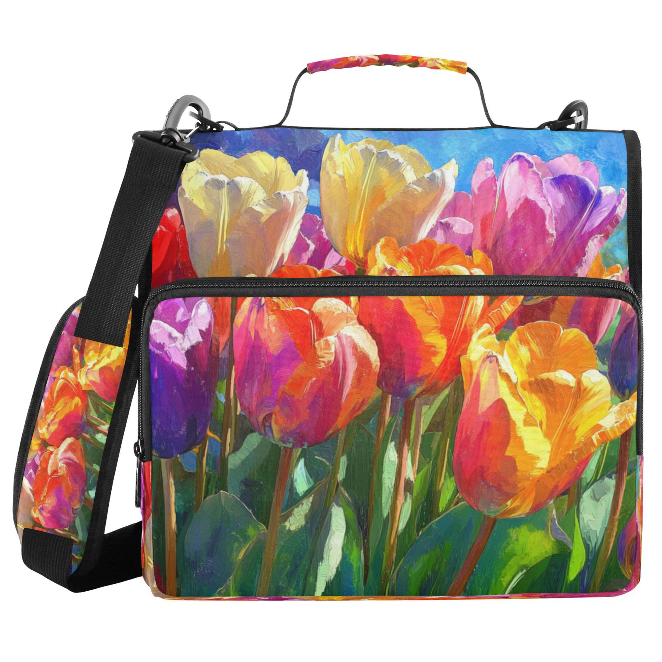 YAZAOO Zipper Binder trapper keeper Documents Organized Design Cheerful ...