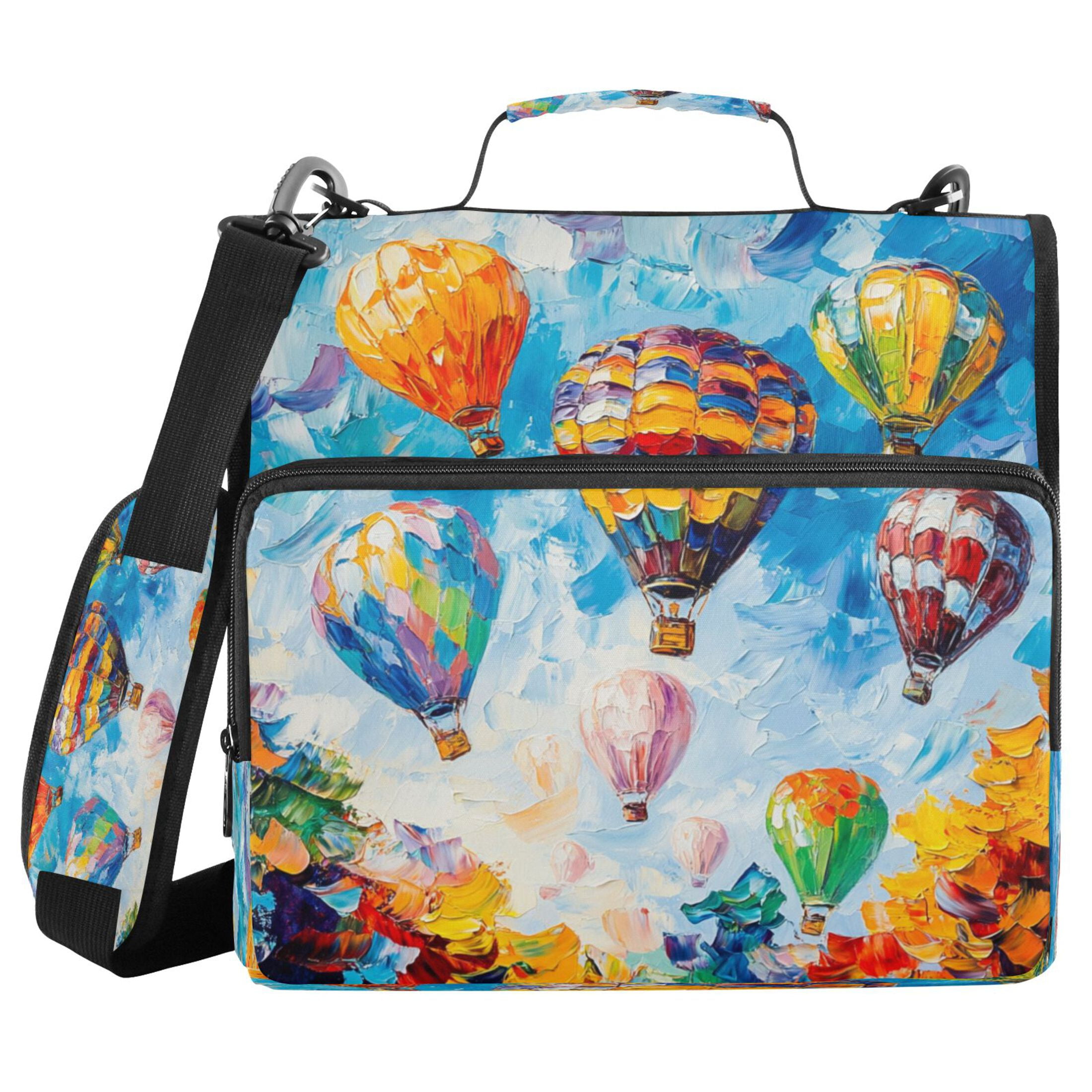 YAZAOO Zipper Binder trapper keeper Documents Organized Design Colorful ...