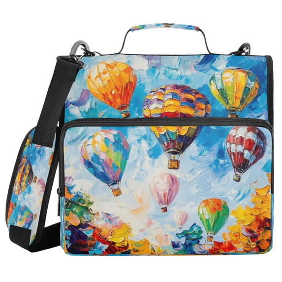 YAZAOO Zipper Binder trapper keeper Documents Organized Design Colorful ...