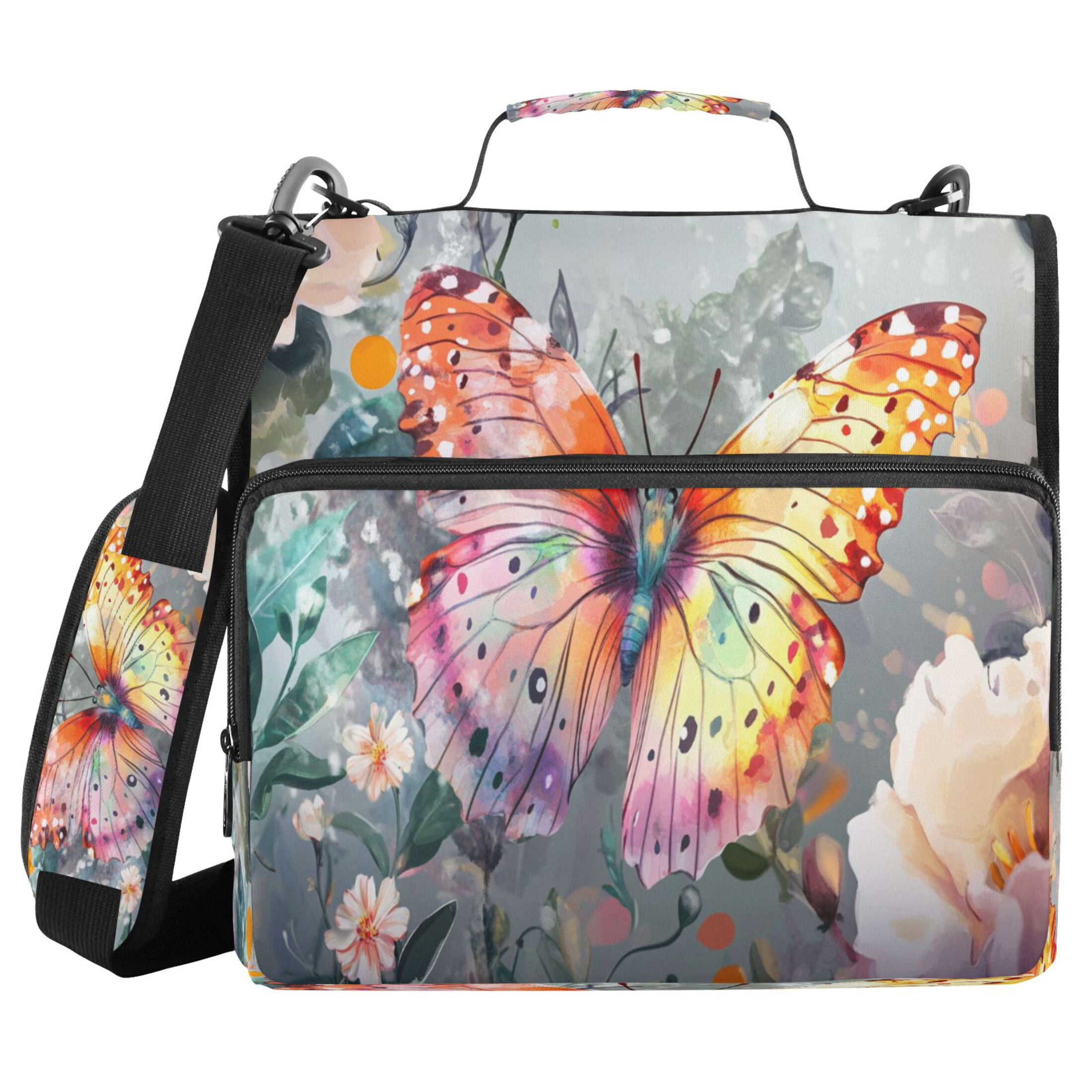 YAZAOO Zipper Binder trapper keeper Documents Organized Design Colorful ...