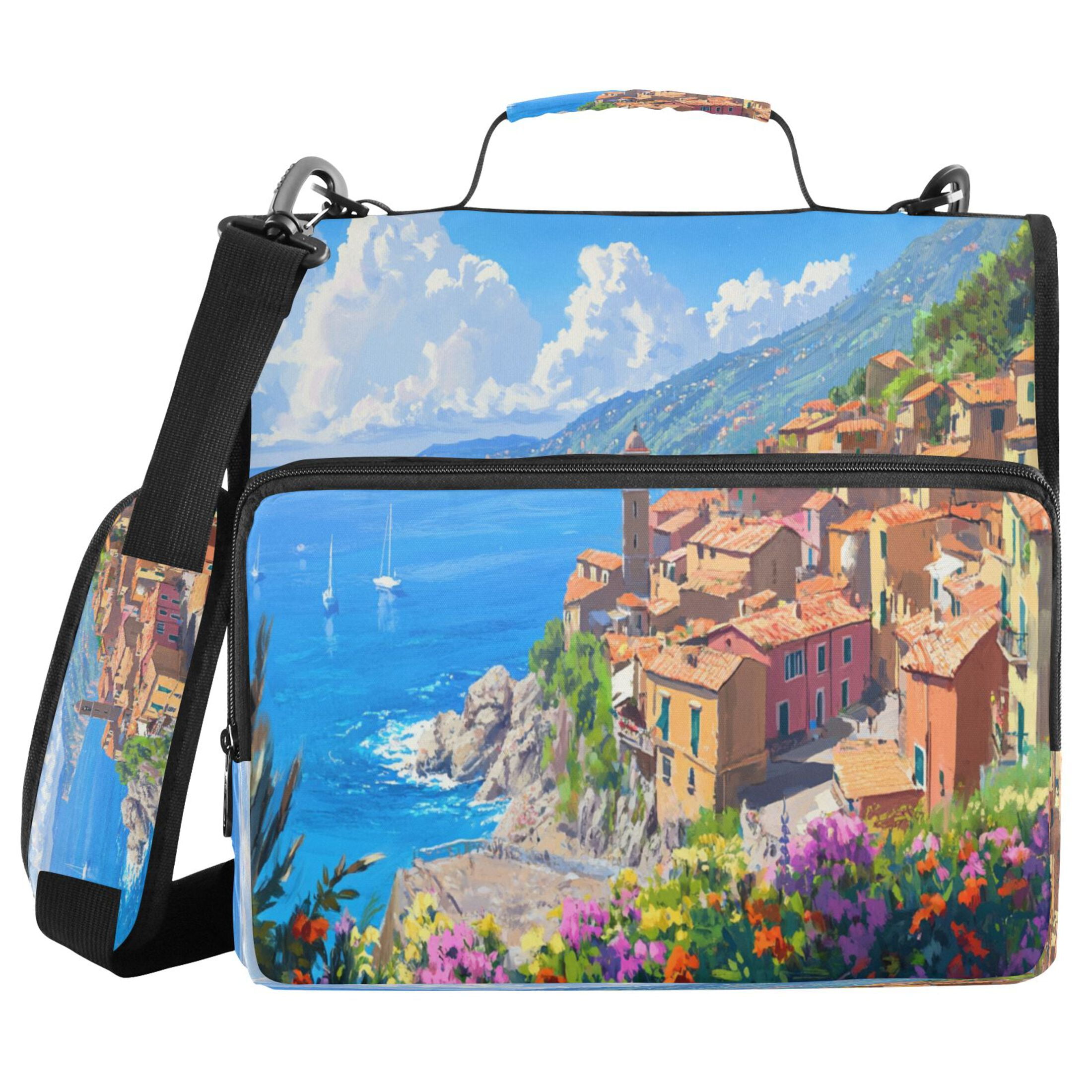 YAZAOO Zipper Binder trapper keeper Documents Organized Design Colorful ...