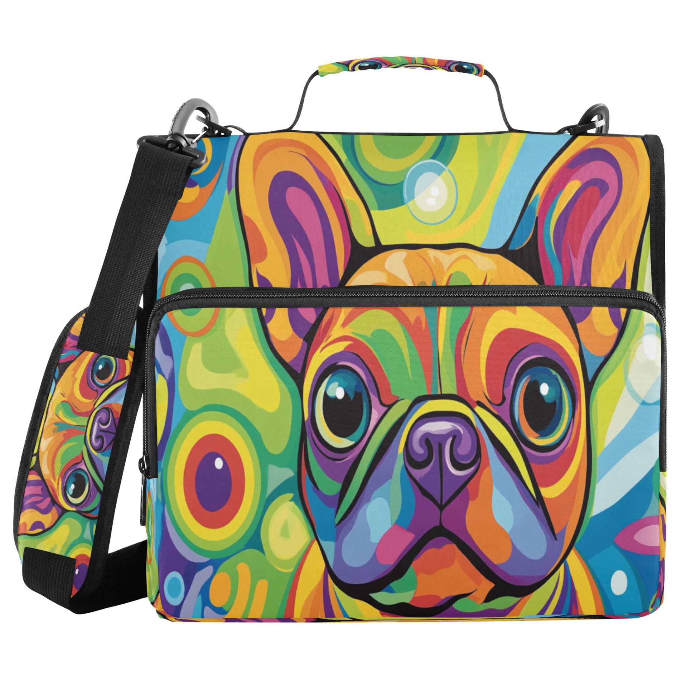 YAZAOO Zipper Binder trapper keeper Documents Organized Design Colorful ...