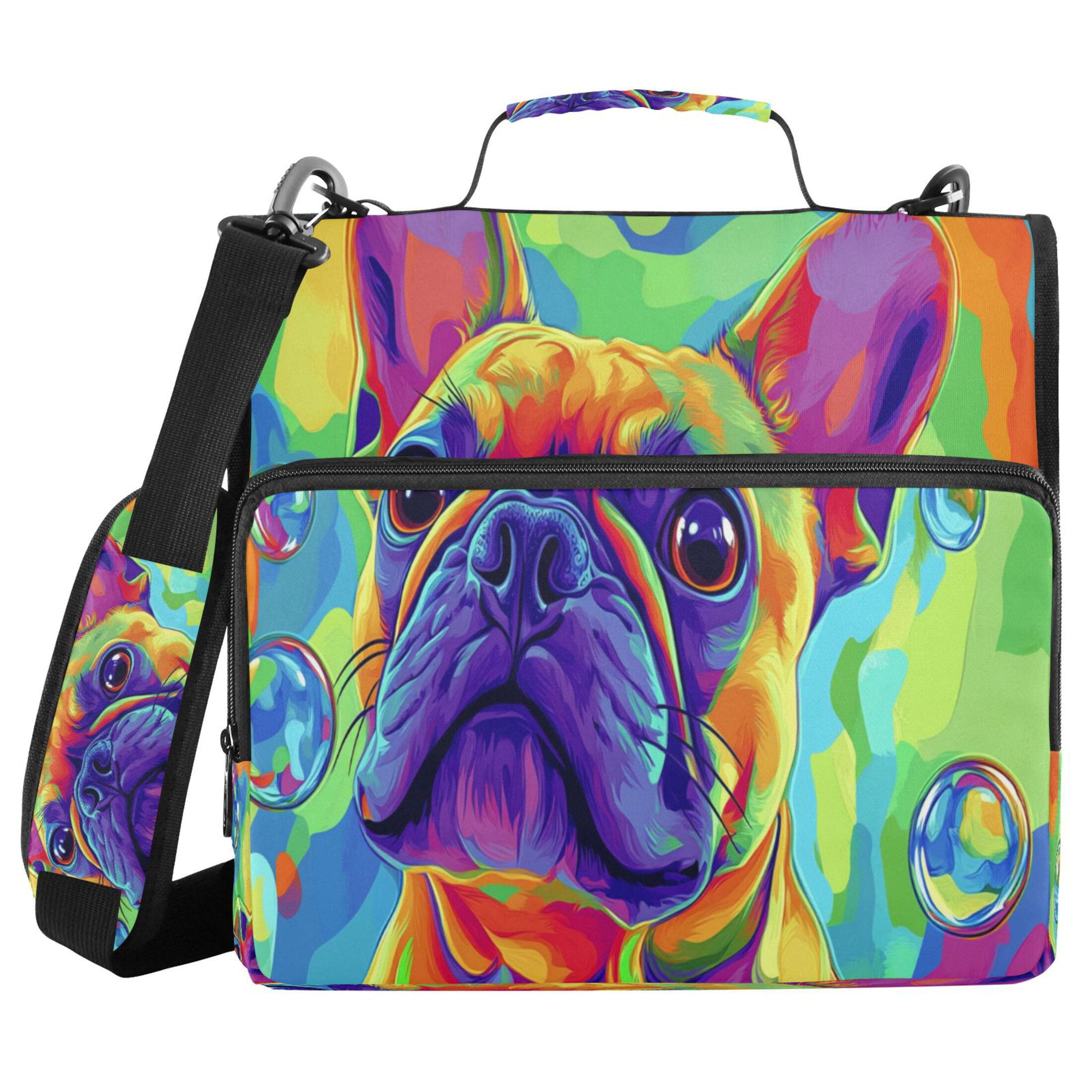 YAZAOO Zipper Binder trapper keeper Documents Organized Design Colorful ...
