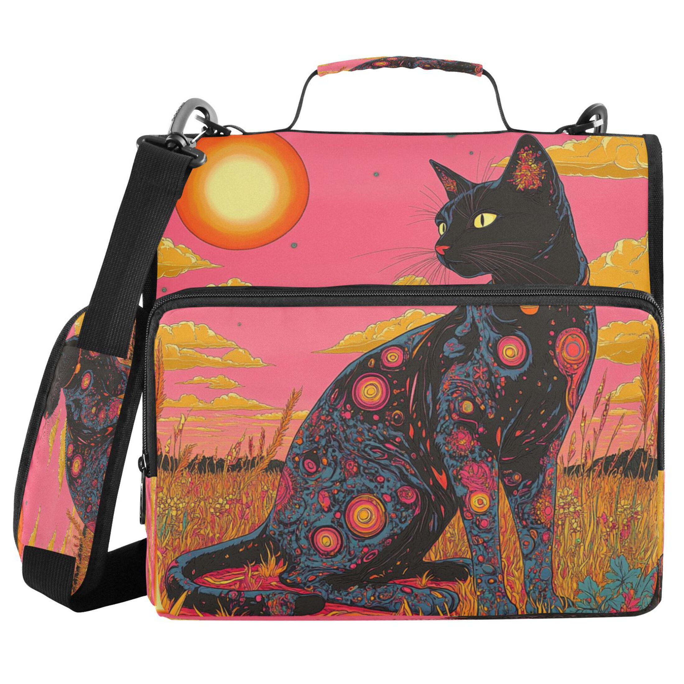 YAZAOO Zipper Binder trapper keeper Documents Organized Design Cosmic ...