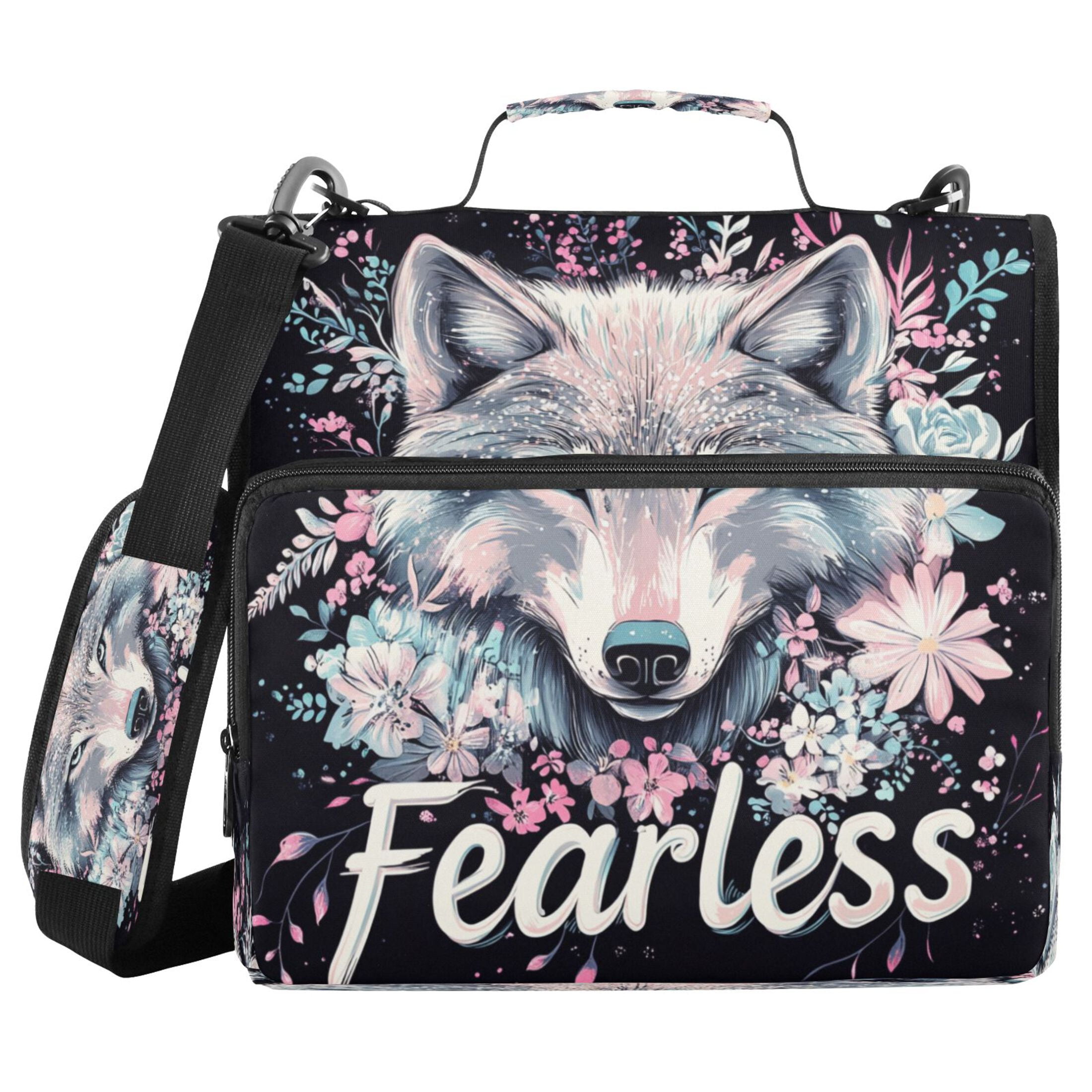 YAZAOO Zipper Binder trapper keeper Documents Organized Design Fearless ...