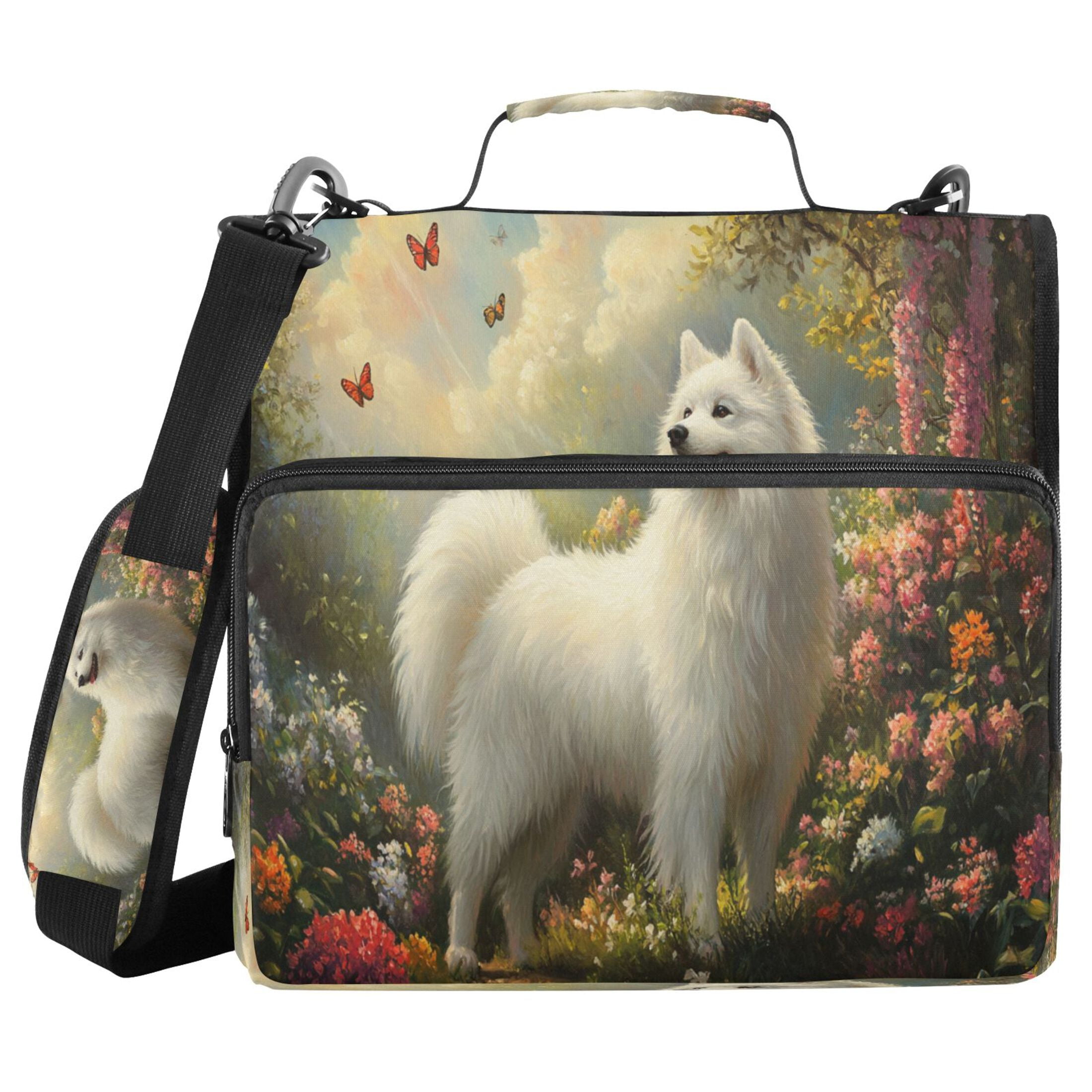 YAZAOO Zipper Binder trapper keeper Documents Organized Design Fluffy ...