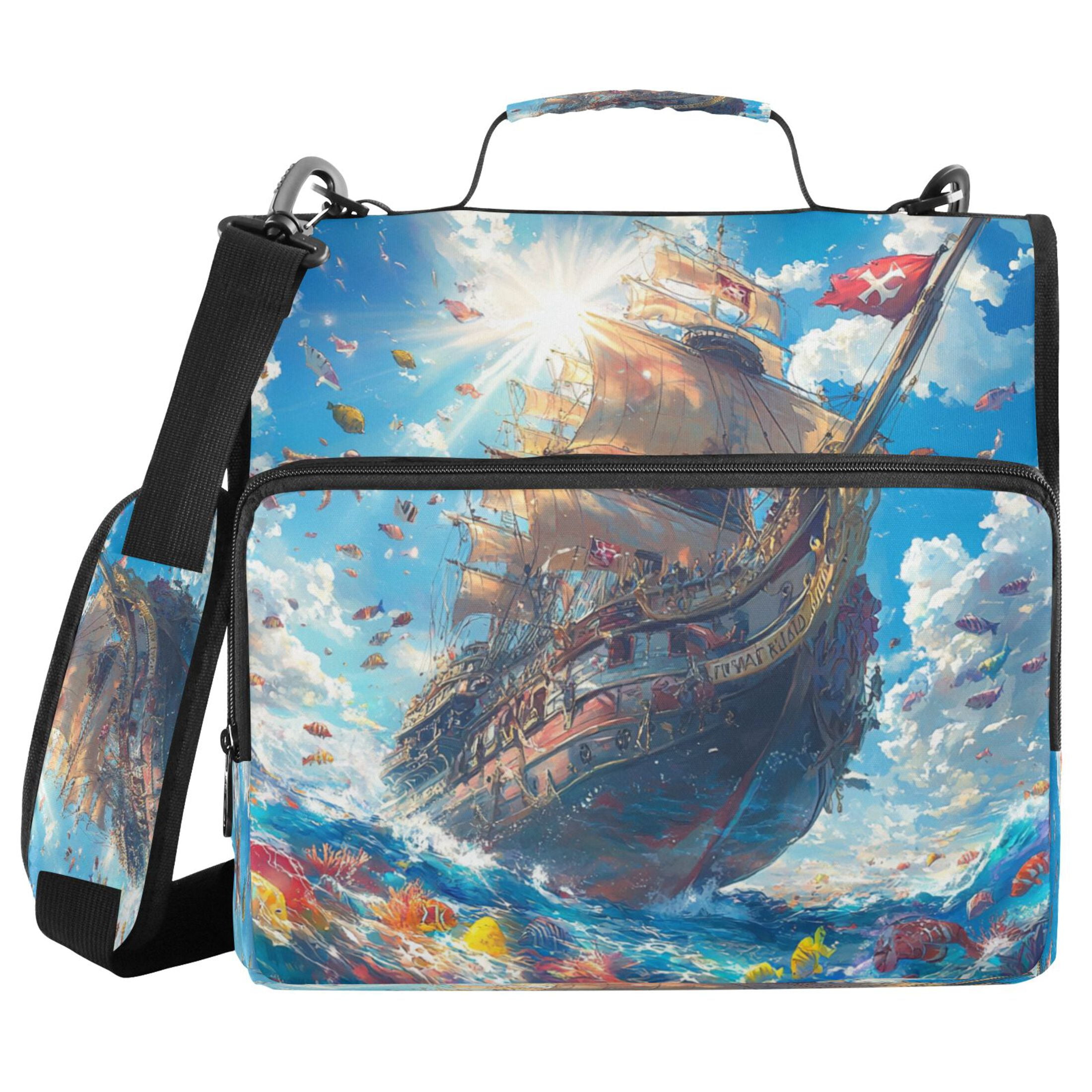 YAZAOO Zipper Binder trapper keeper Documents Organized Design Majestic ...