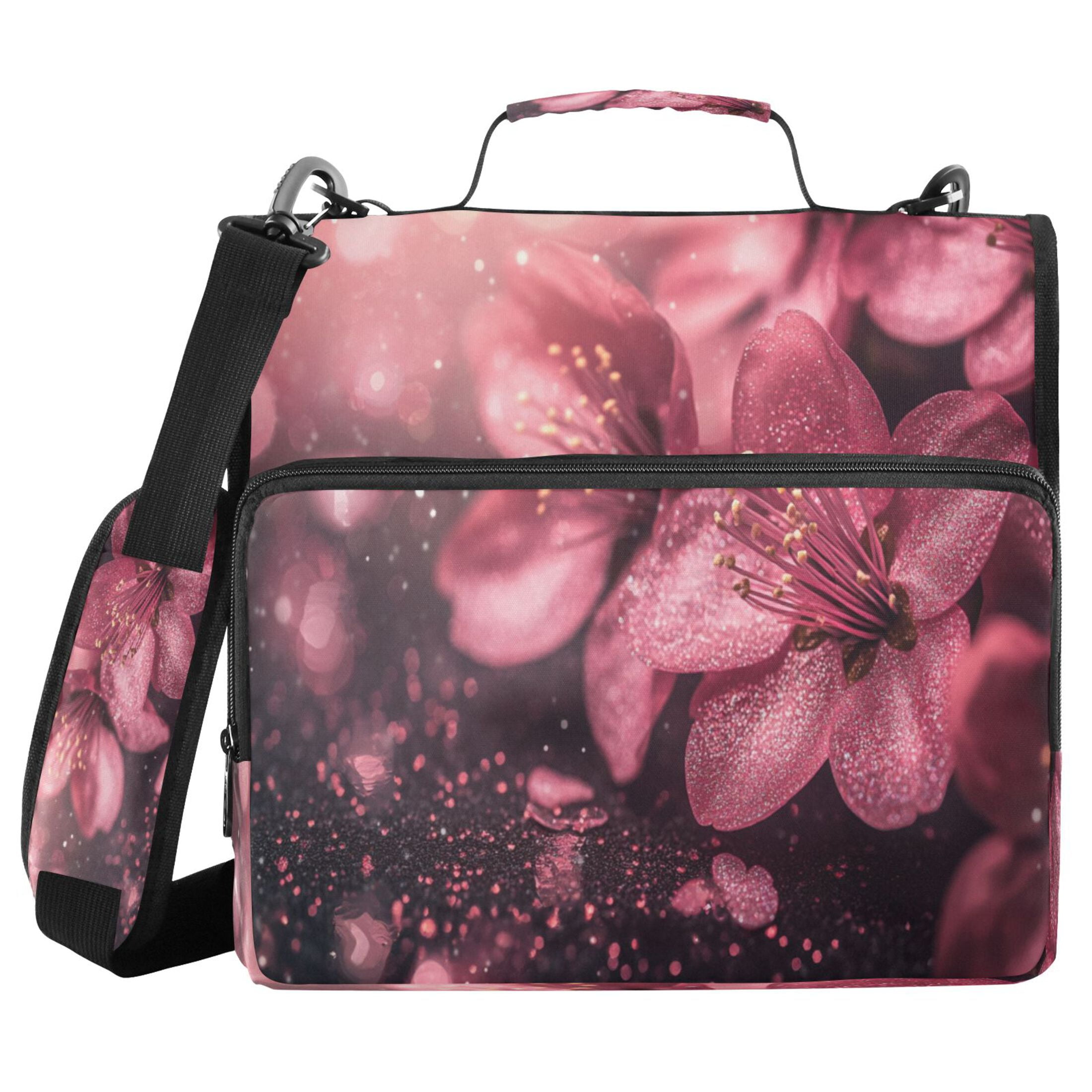 YAZAOO Zipper Binder trapper keeper Documents Organized Design Pink ...