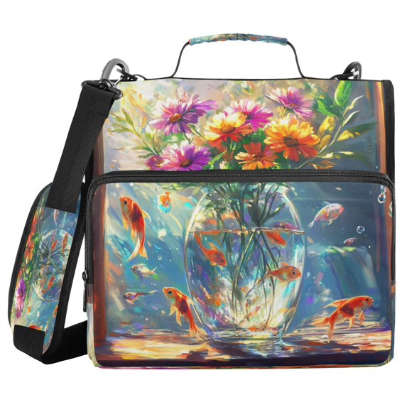 YAZAOO Zipper Binder trapper keeper Documents Organized Design Summer ...