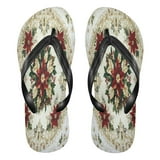 YAZAOOSummer Flip Flops Creatively Christmas Whimsy Simple Beach ...