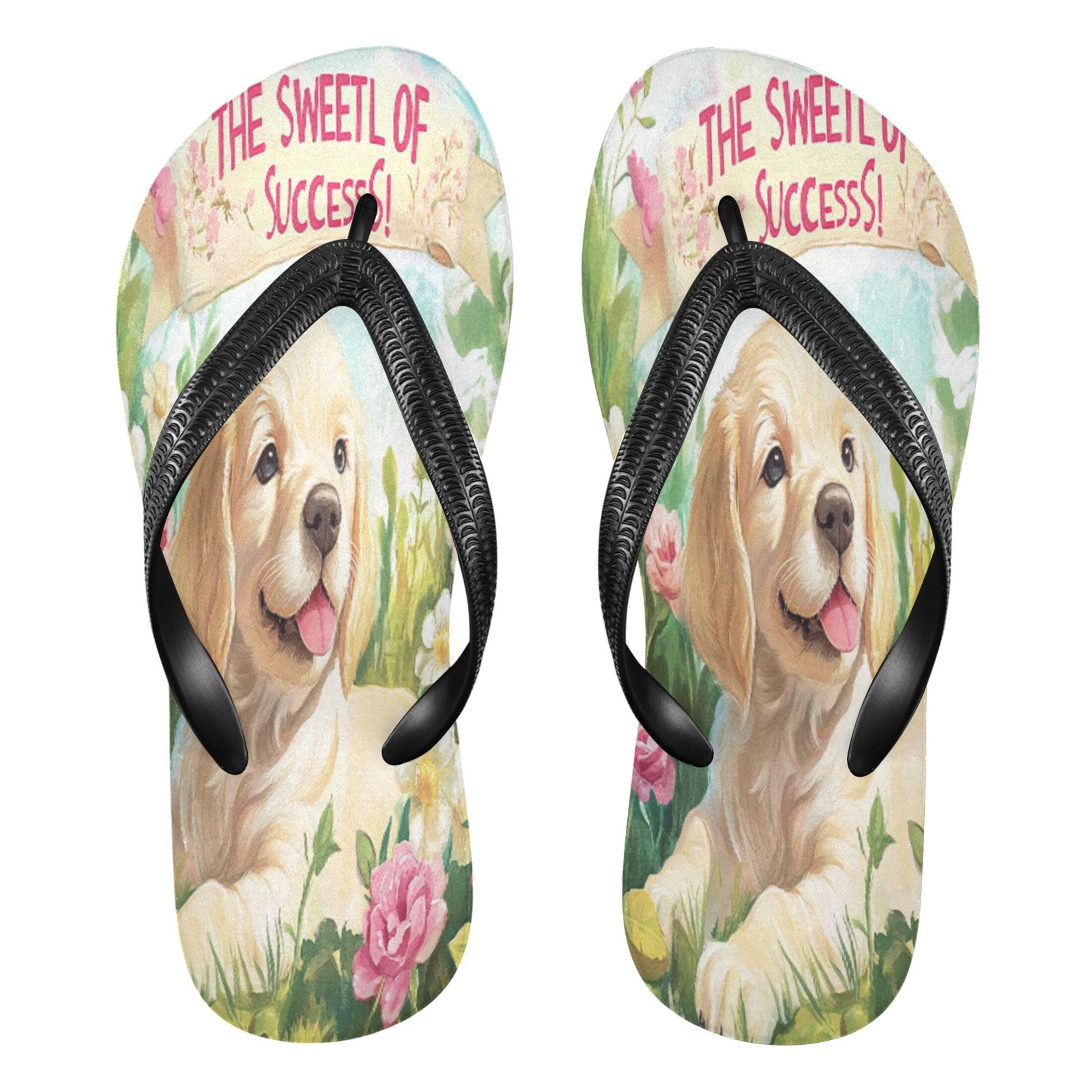 YAZAOOSummer Flip Flops Creatively The Sweet Essence Of Achievement ...