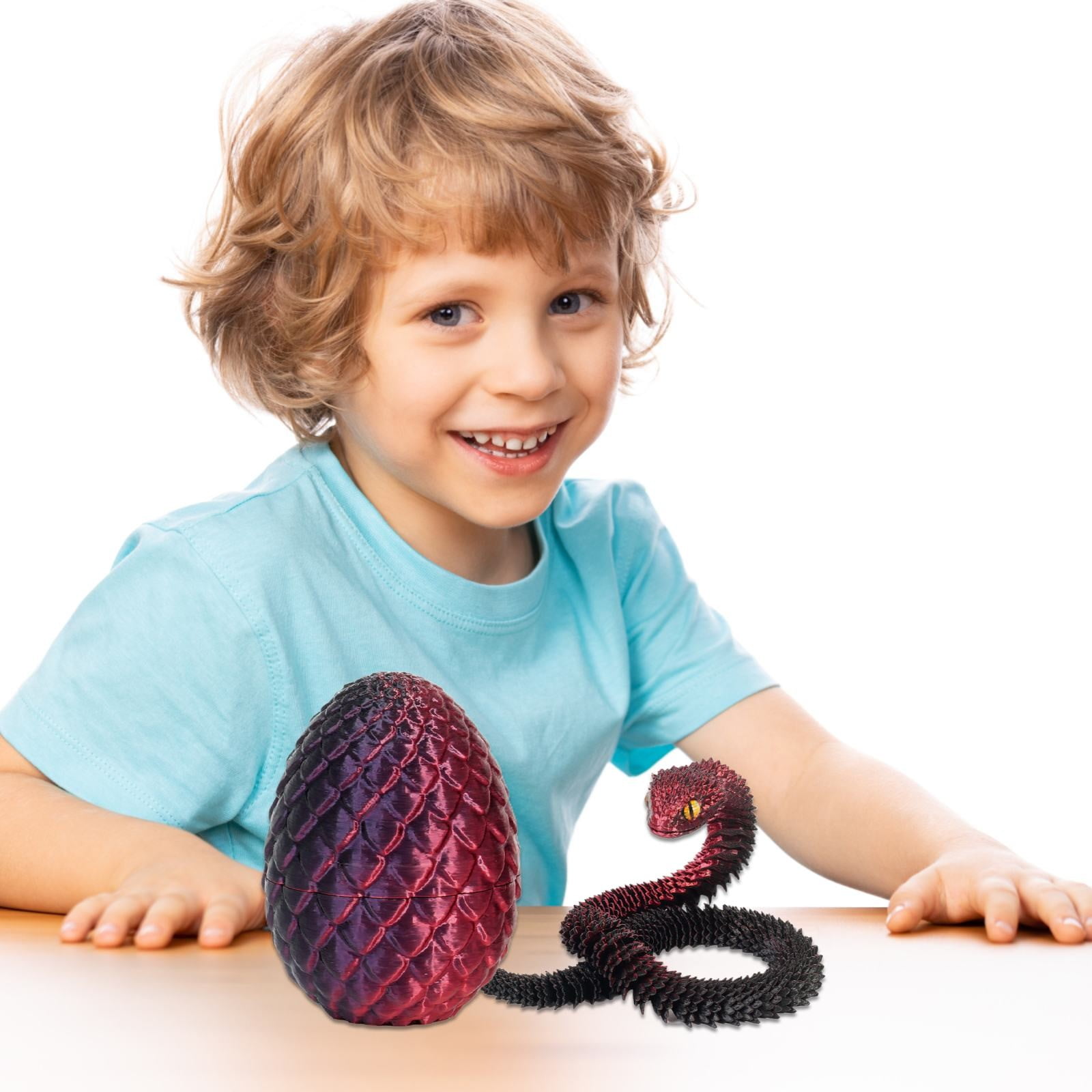YAZHPA 3D Printed Snake Toys, 3D Printed Articulated Flexible Fidget ...
