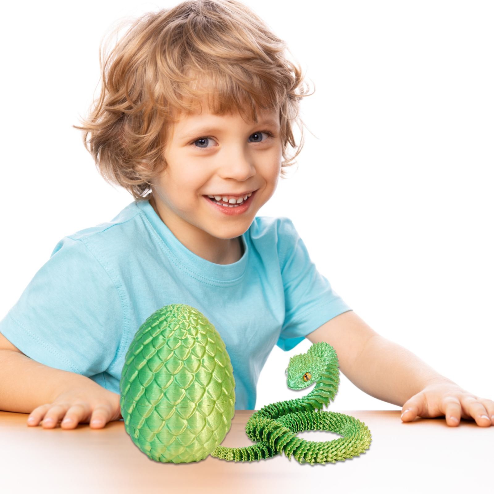 YAZHPA 3D Printed Snake Toys, 3D Printed Articulated Flexible Fidget ...