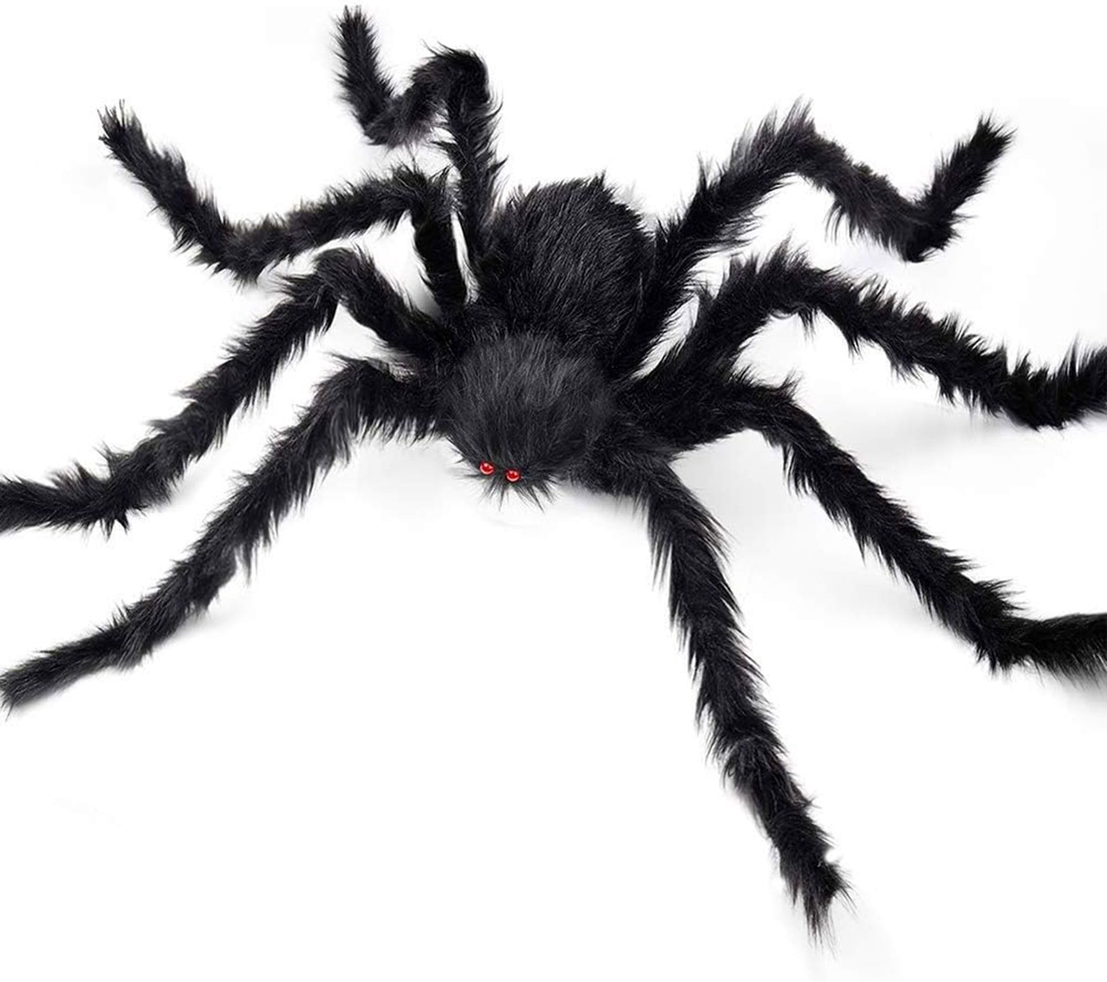 YAZHPA Halloween Decorations - 125CM Halloween Giant Spider, Foldable ...