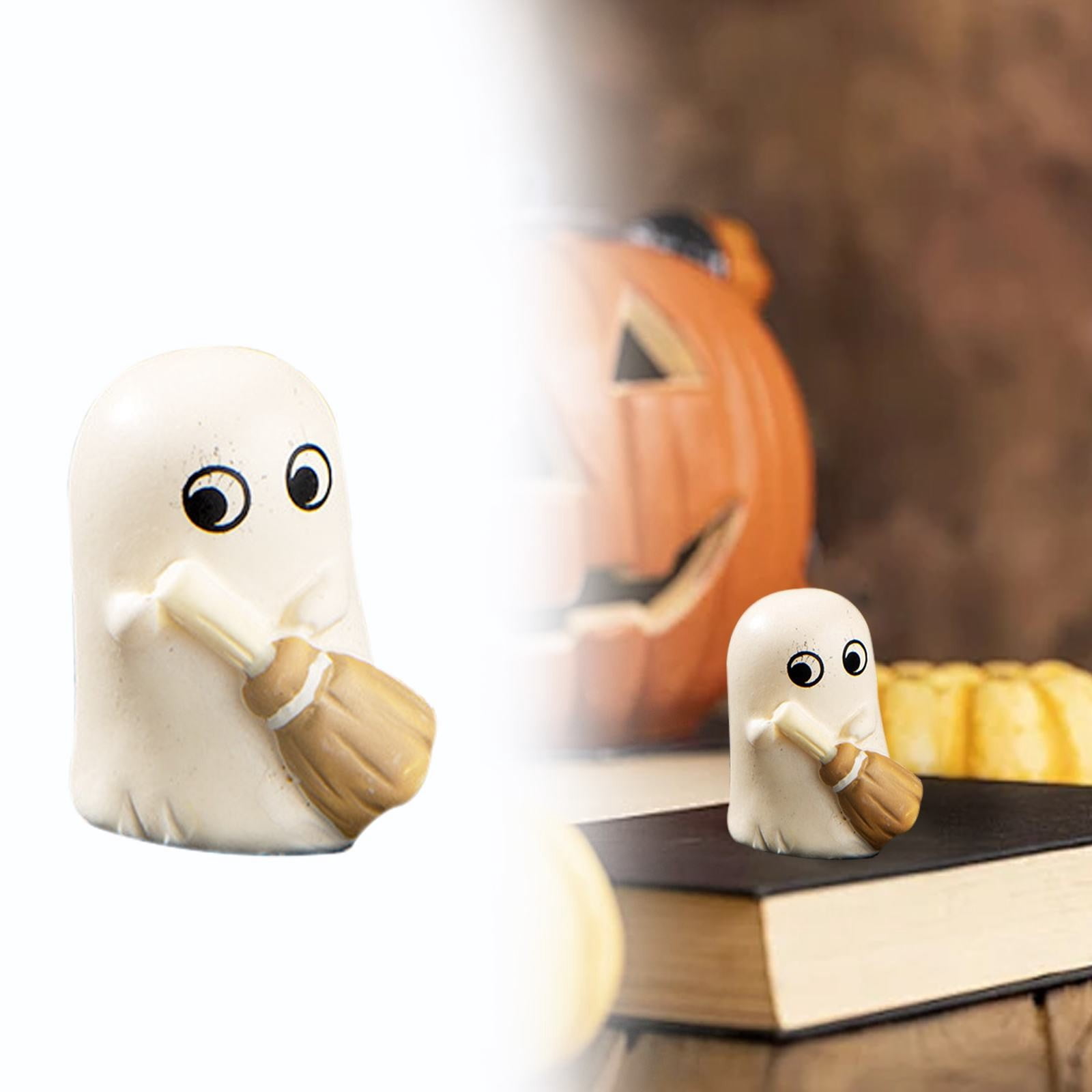 YAZHPA Halloween Trinkets Funny House Selling Cute Little Black Resin ...