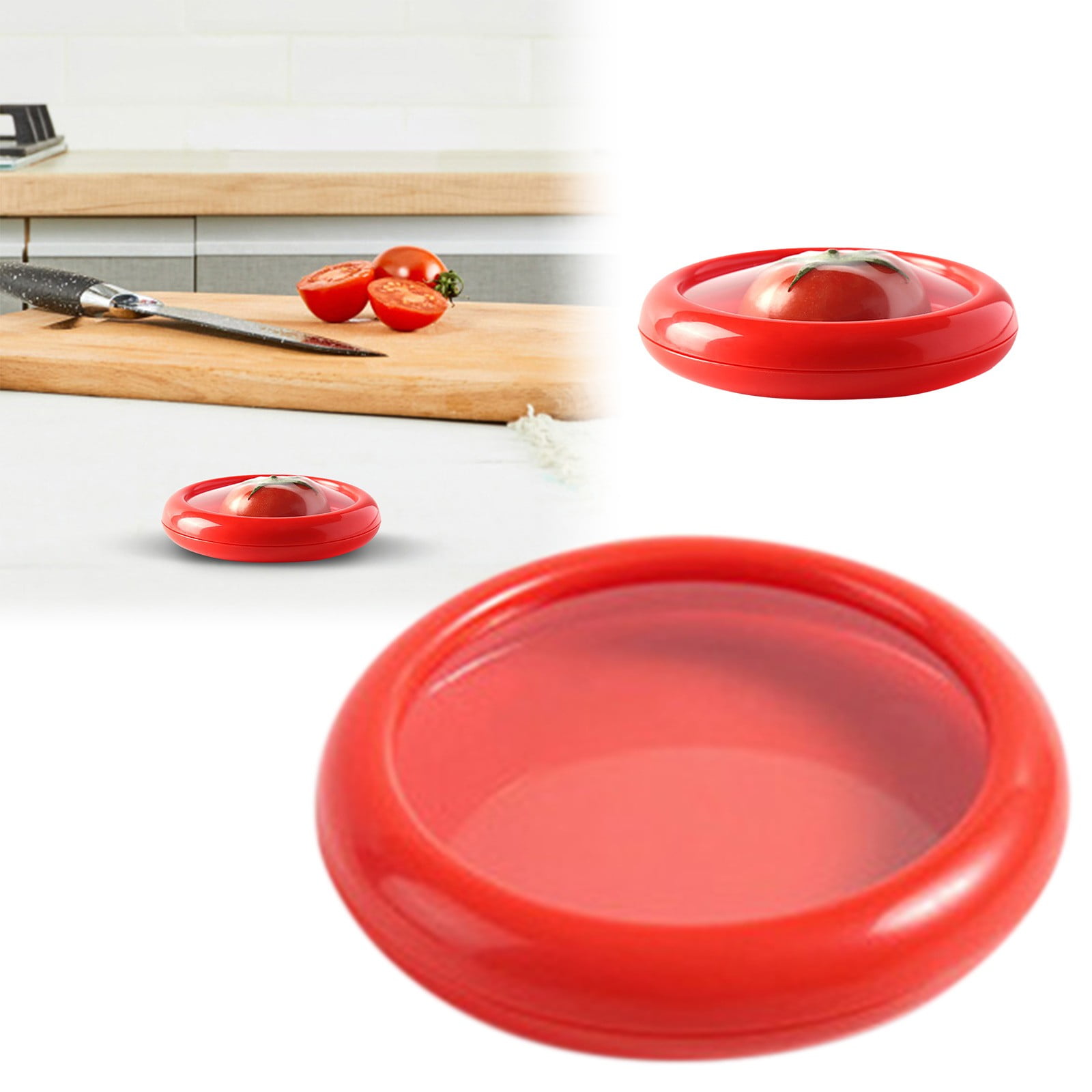 YAZHPA Storage Set Fruit Vegetable Shaped Savers Storage Box, Avocado ...