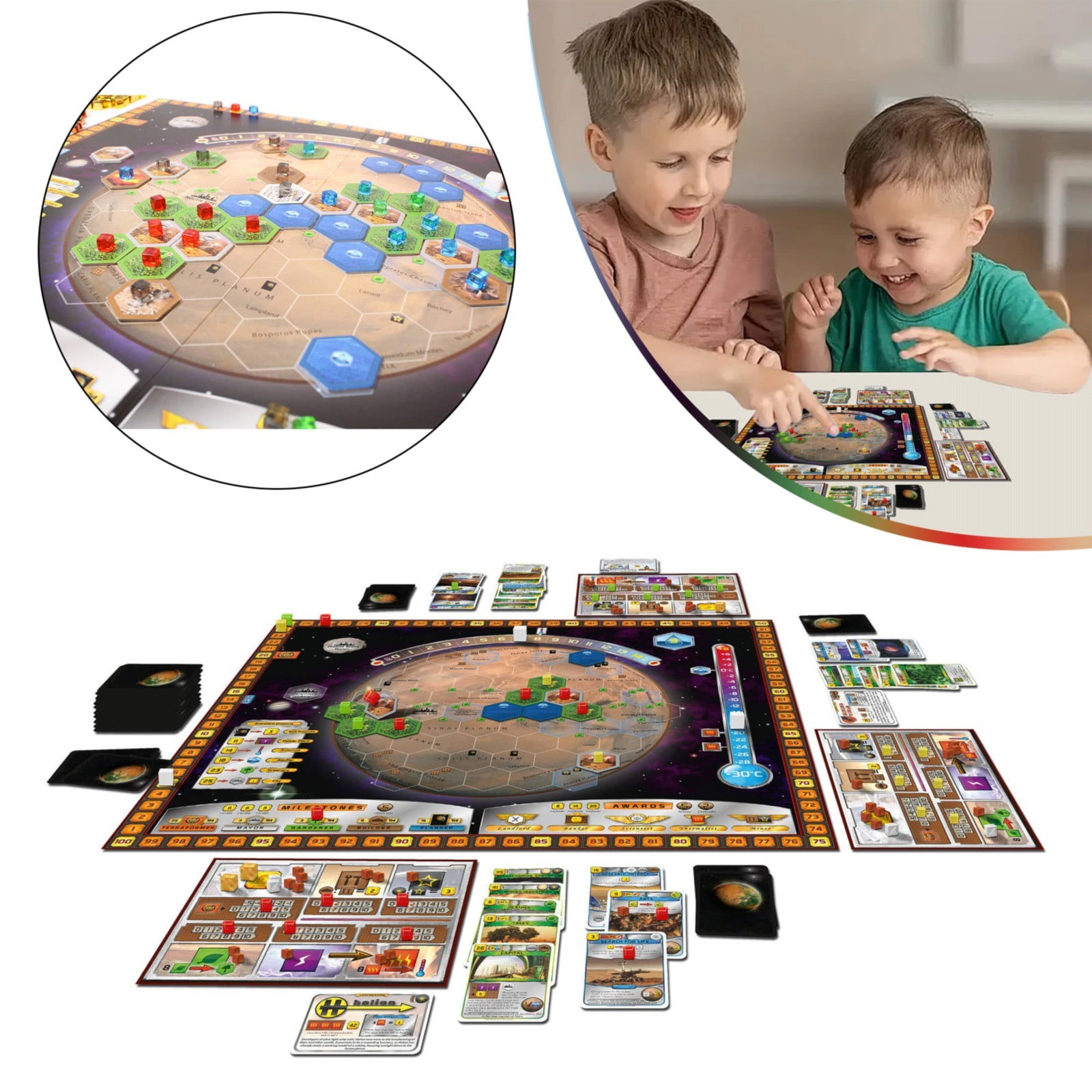 YAZHPA Terraforming Mars Board Game-Award Winning Strategic Space ...