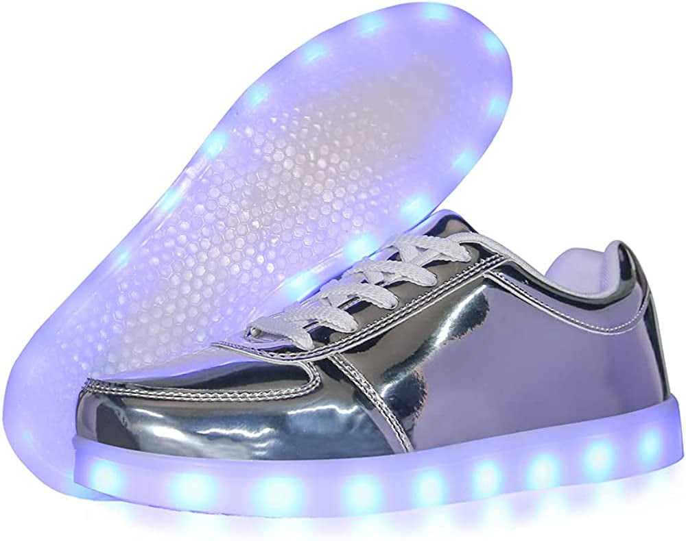 YAZI Unisex LED Shoes Light Up Shoes for Women Men LED Sneakers with ...