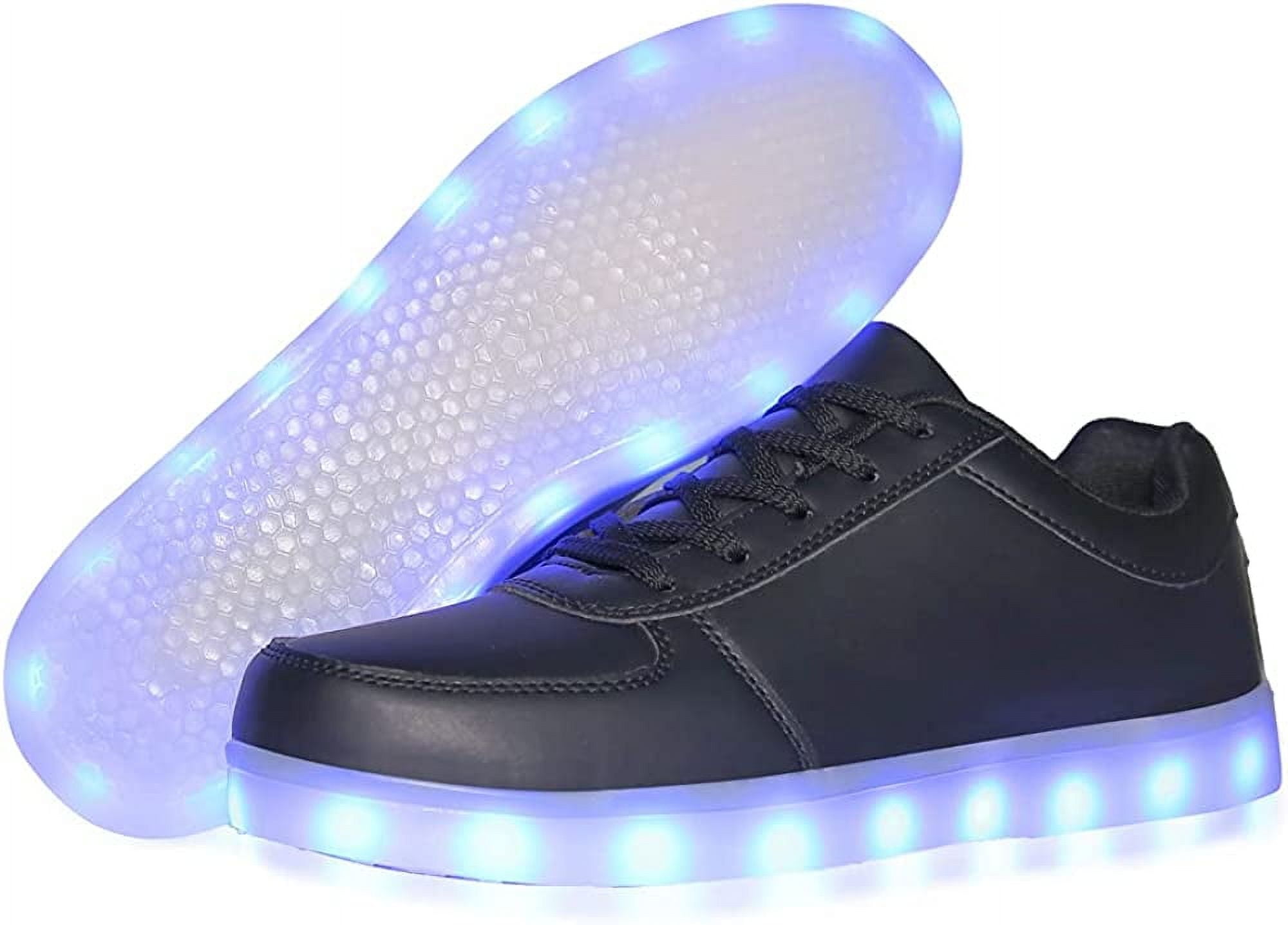 YAZI Unisex LED Shoes Light Up Shoes for Women Men LED Sneakers with ...