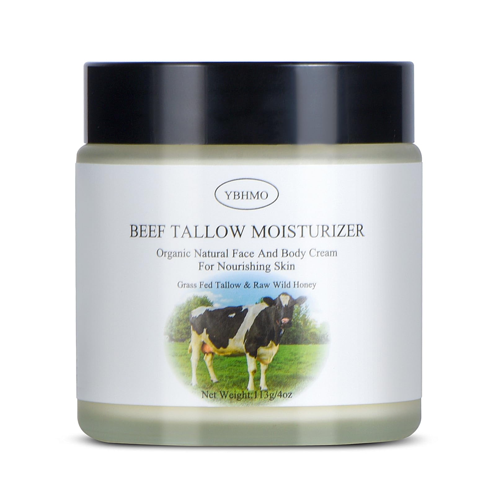 YBHMO Beef Tallow Moisturizer,Beef VTF5 Tallow for Skin,Organic Grass ...