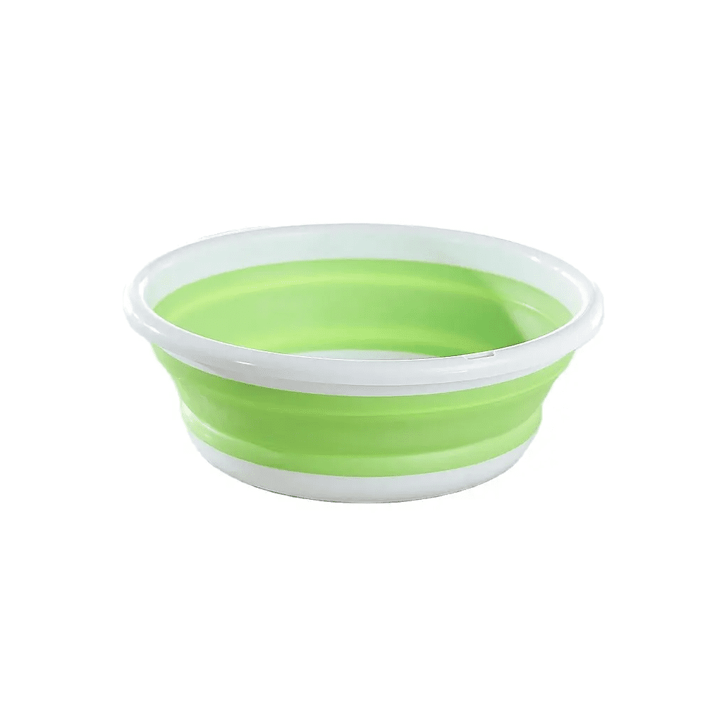 YBM Home 5.5 Quart Plastic Round Wash Basin Tub Dishpan for Washing ...