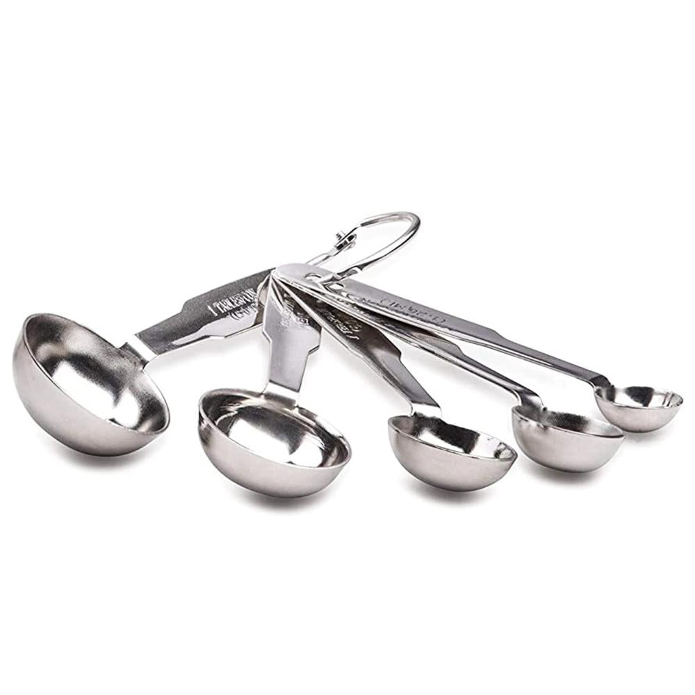 YBM Home 5-Piece Stainless Steel Stackable Measuring Spoons ...