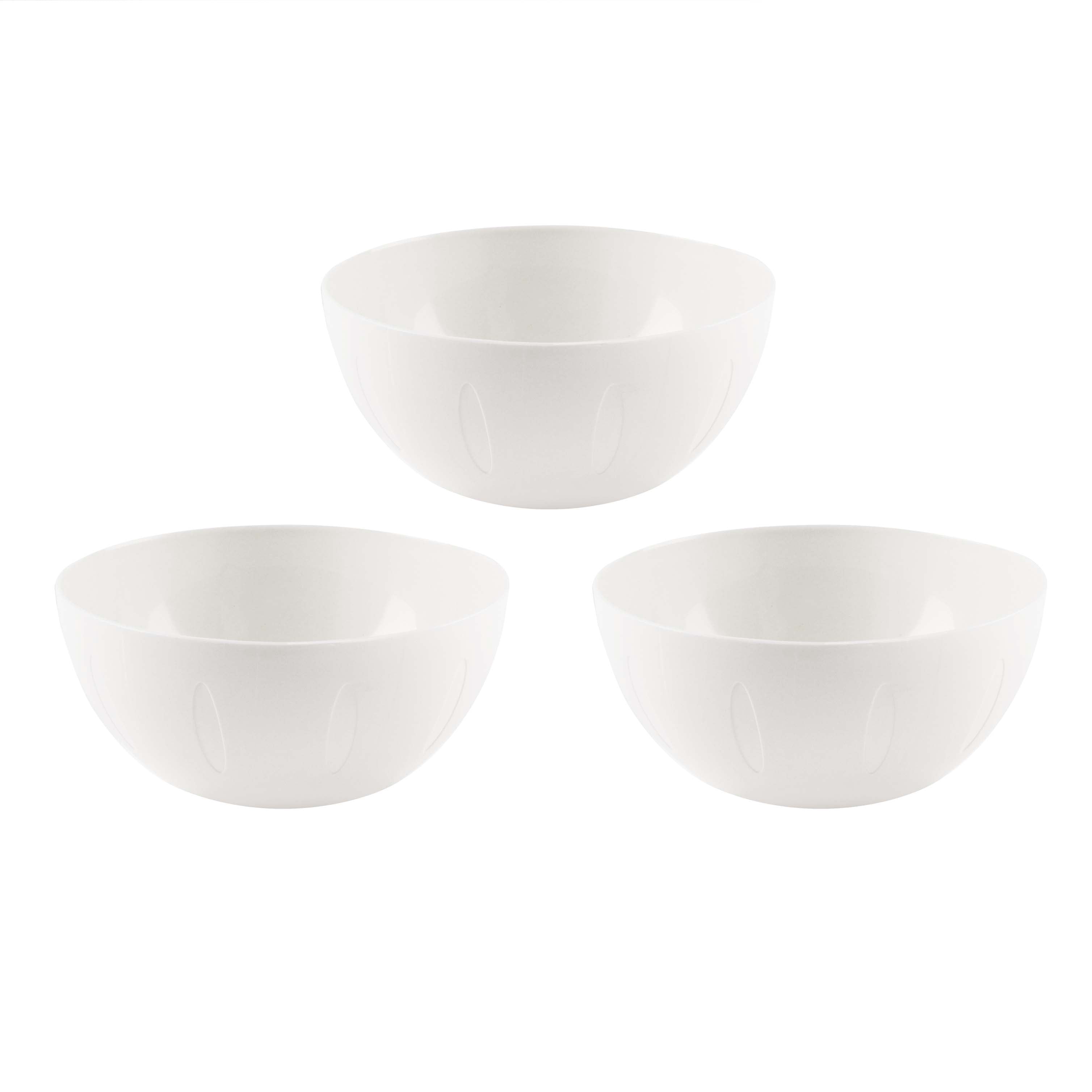 YBM Home 8-Inch Plastic Serve Mixing Bowl for Everyday Meals - Ideal ...