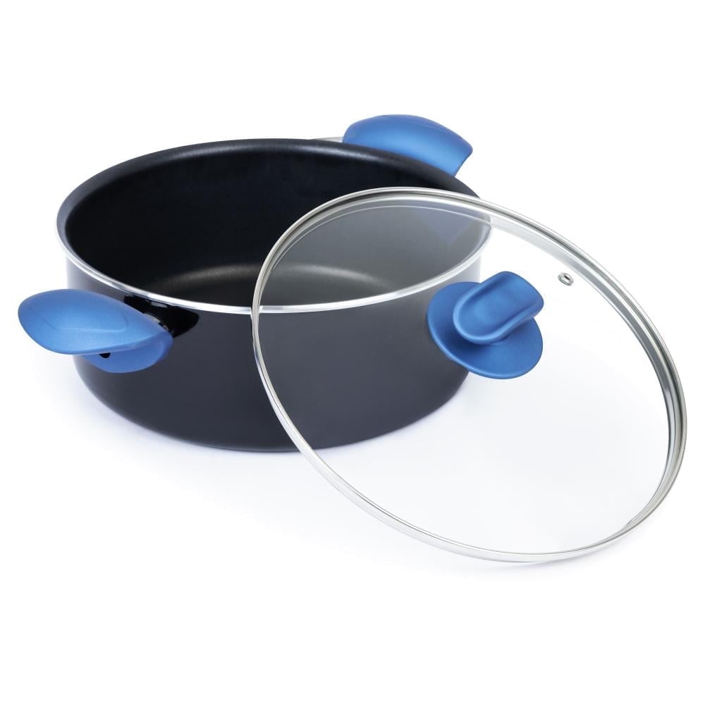 YBM Home Classic Nonstick Stockpot, Covered, Stay-Cool Handles, Soup ...