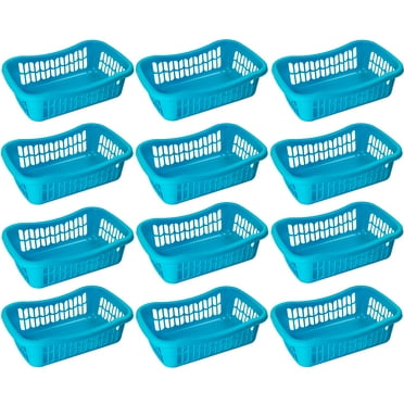 YBM Home Large Rectangle Organizing Plastic Storage Basket with Handle ...