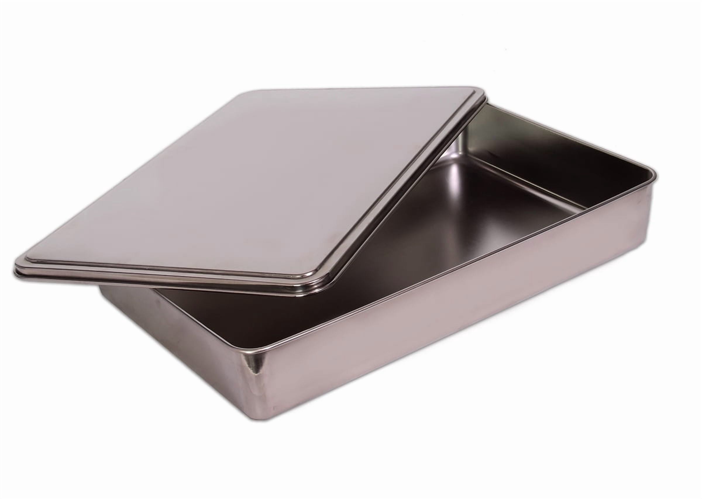 YBM Home Large Non-Stick Metal Baking Covered Cake Pan with Lid, 17 x ...