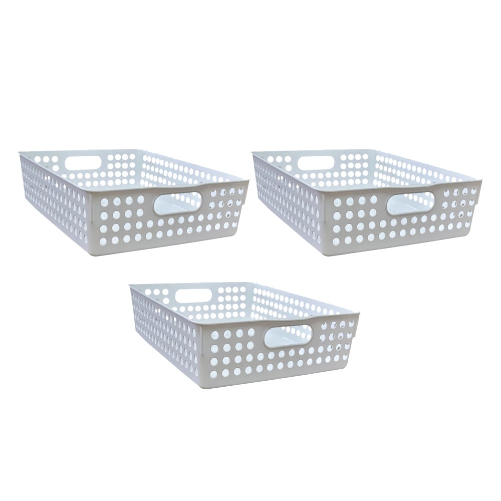YBM Home Plastic Paper Organizer Basket Tray for Office Desk ...