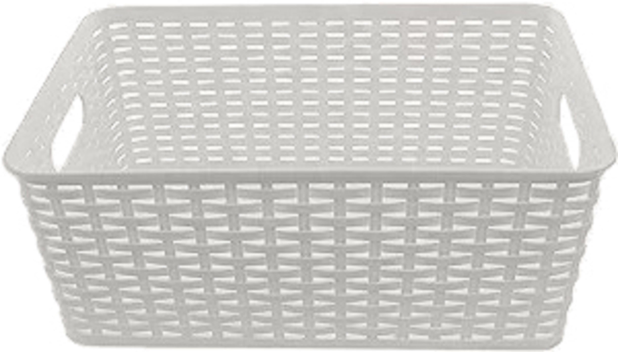 YBM Home Plastic Rattan Storage Box Basket Organizer for Bathroom ...
