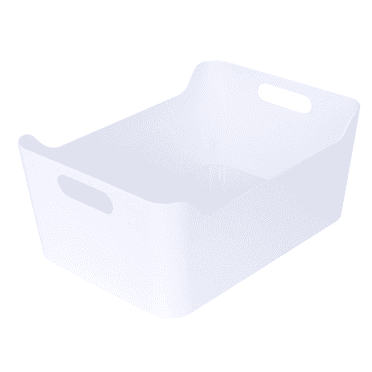 YBM Home Large Plastic Storage Basket Organizer Bin for Home and Office ...