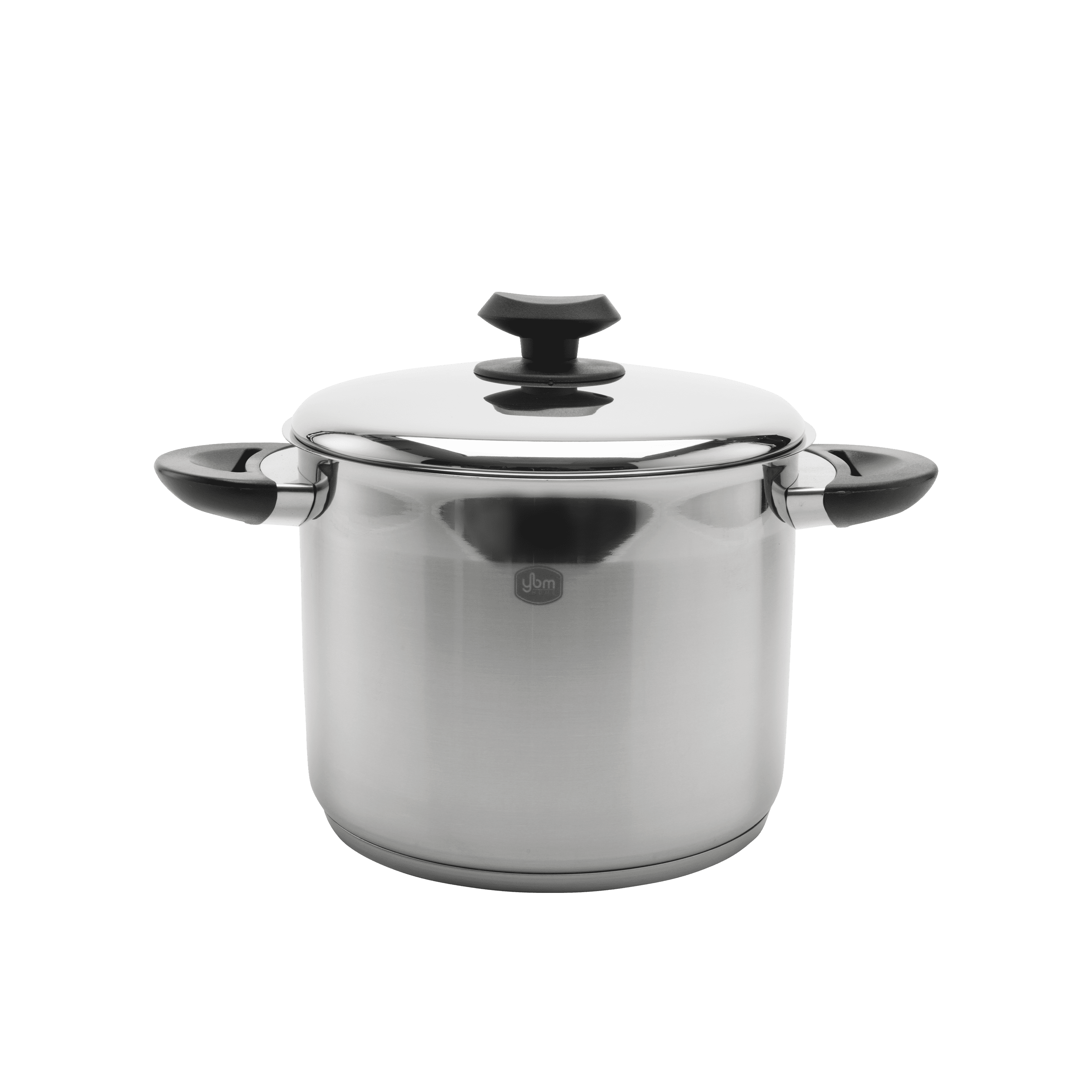 YBM Home Professional Chef’s 18/10 Stainless Steel Stock Pot Covered ...