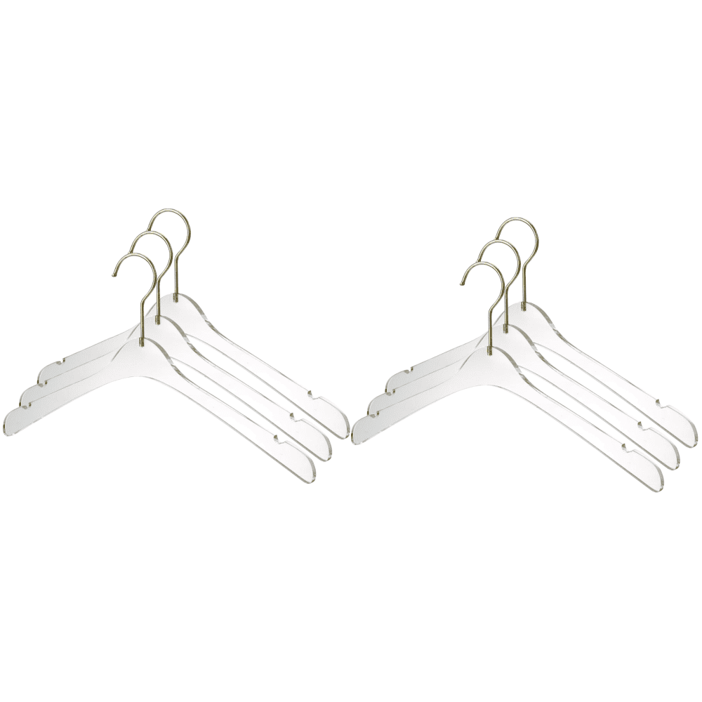 YBM Home Quality Acrylic Clear Hangers Made of Clear Acrylic for a ...