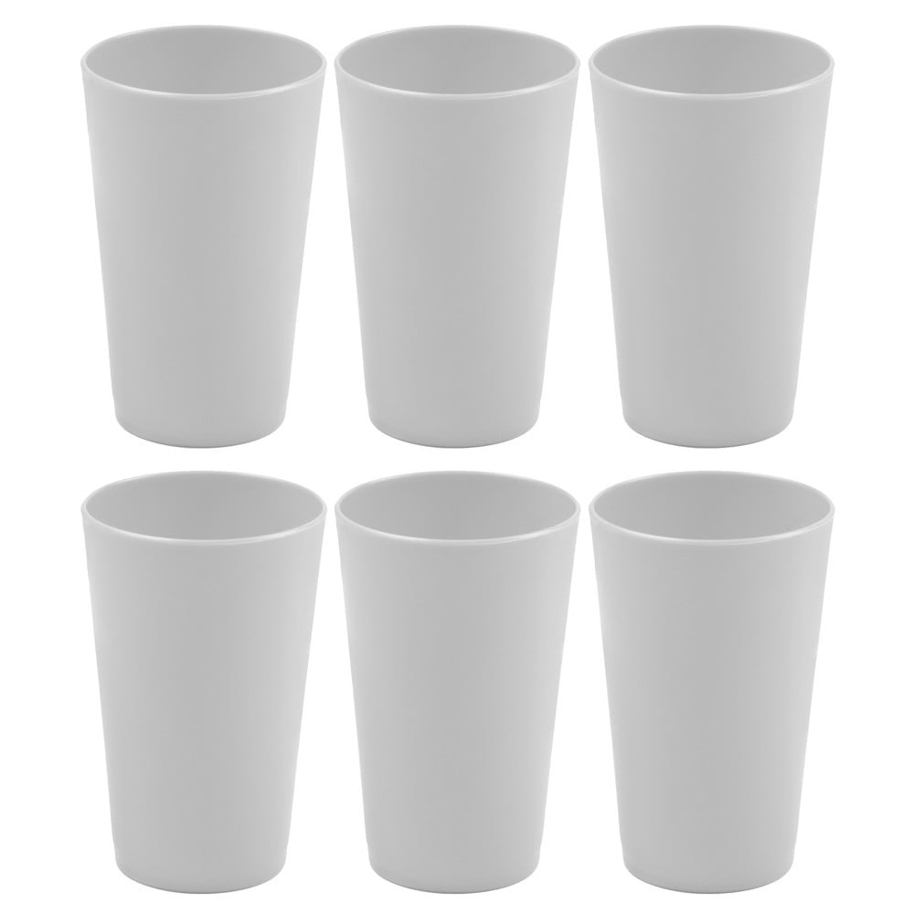 YBM Home Reusable Plastic Cups 10 oz, Unbreakable Drinkware Dishwasher ...