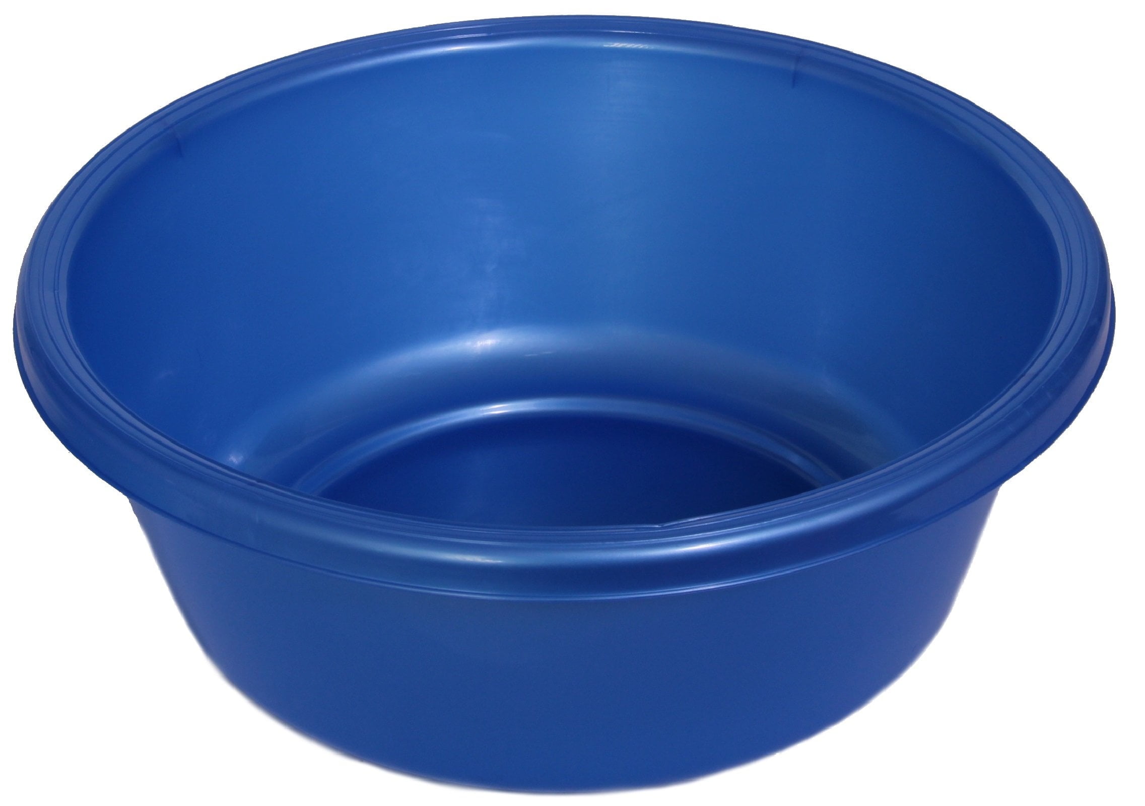 YBM Home Round Plastic Dish Wash Basin Dishpan, Portable Dish Tub for ...