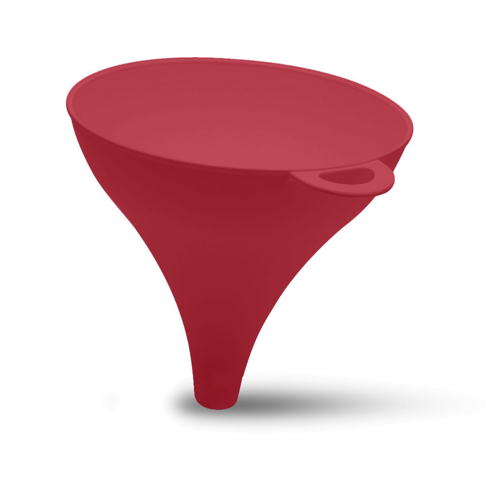 YBM Home Small Plastic Funnel for Water Bottle Liquid Transfer Food ...